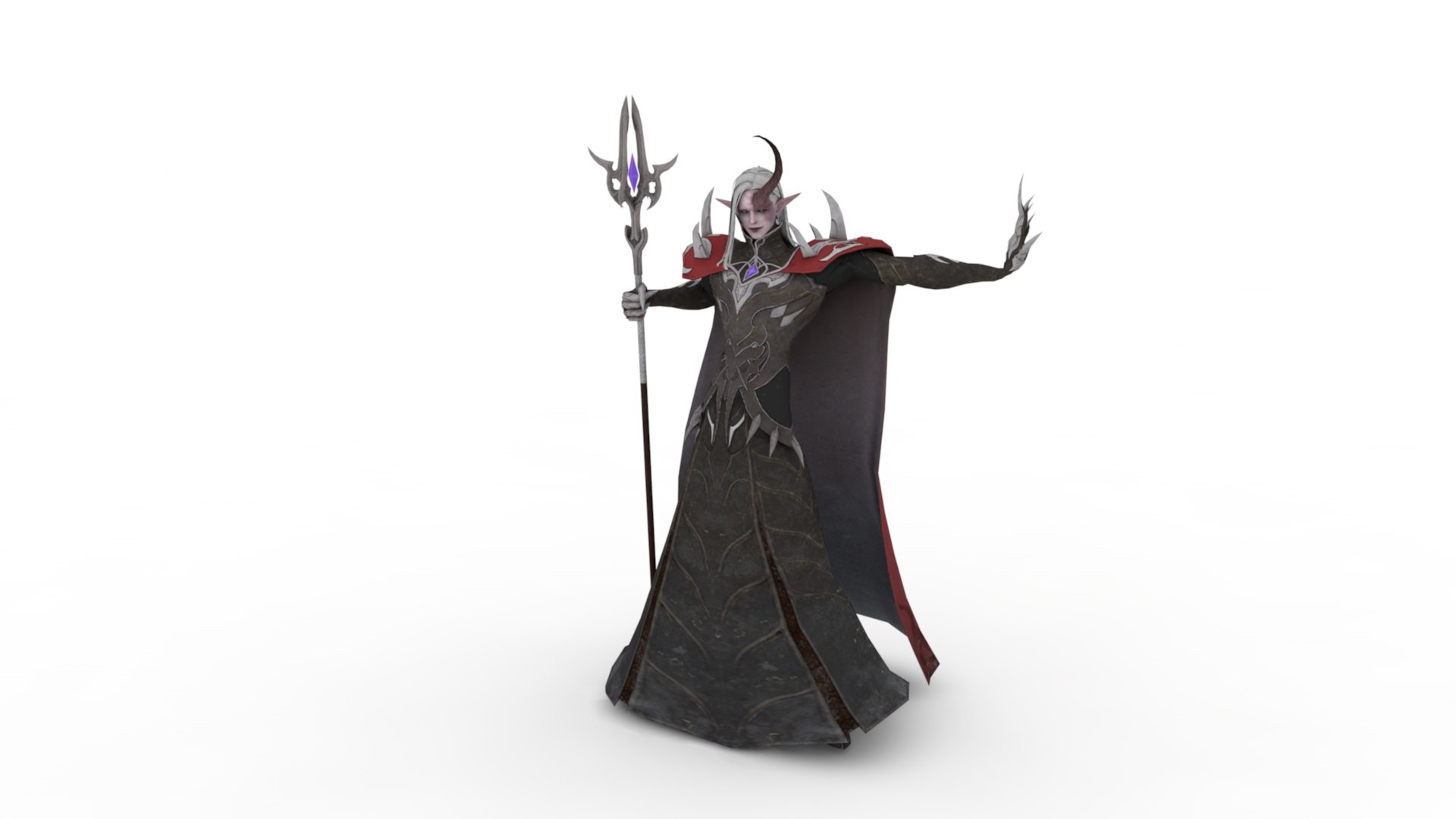3D Female Beauty Magician Low-poly 3D Model - TurboSquid 2159872