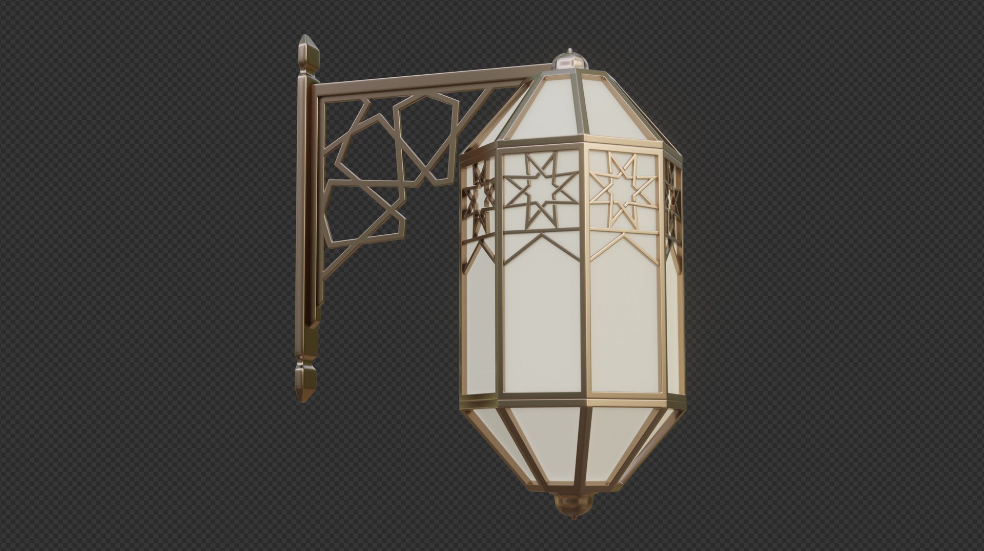 Arabesque Wall Lamp Model - TurboSquid 2017499
