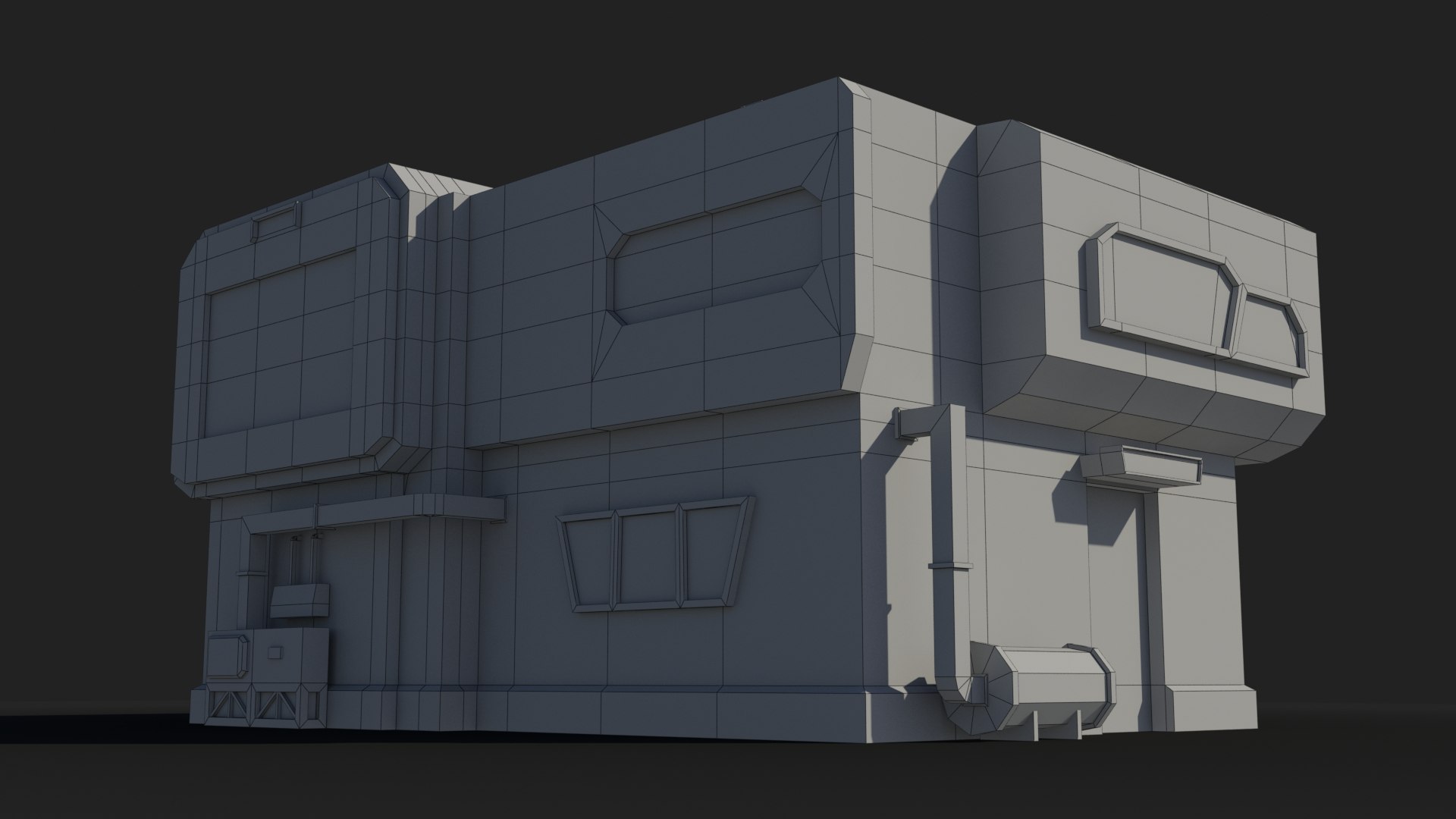 Sci-Fi Industrial x17 3D model - TurboSquid 2162039