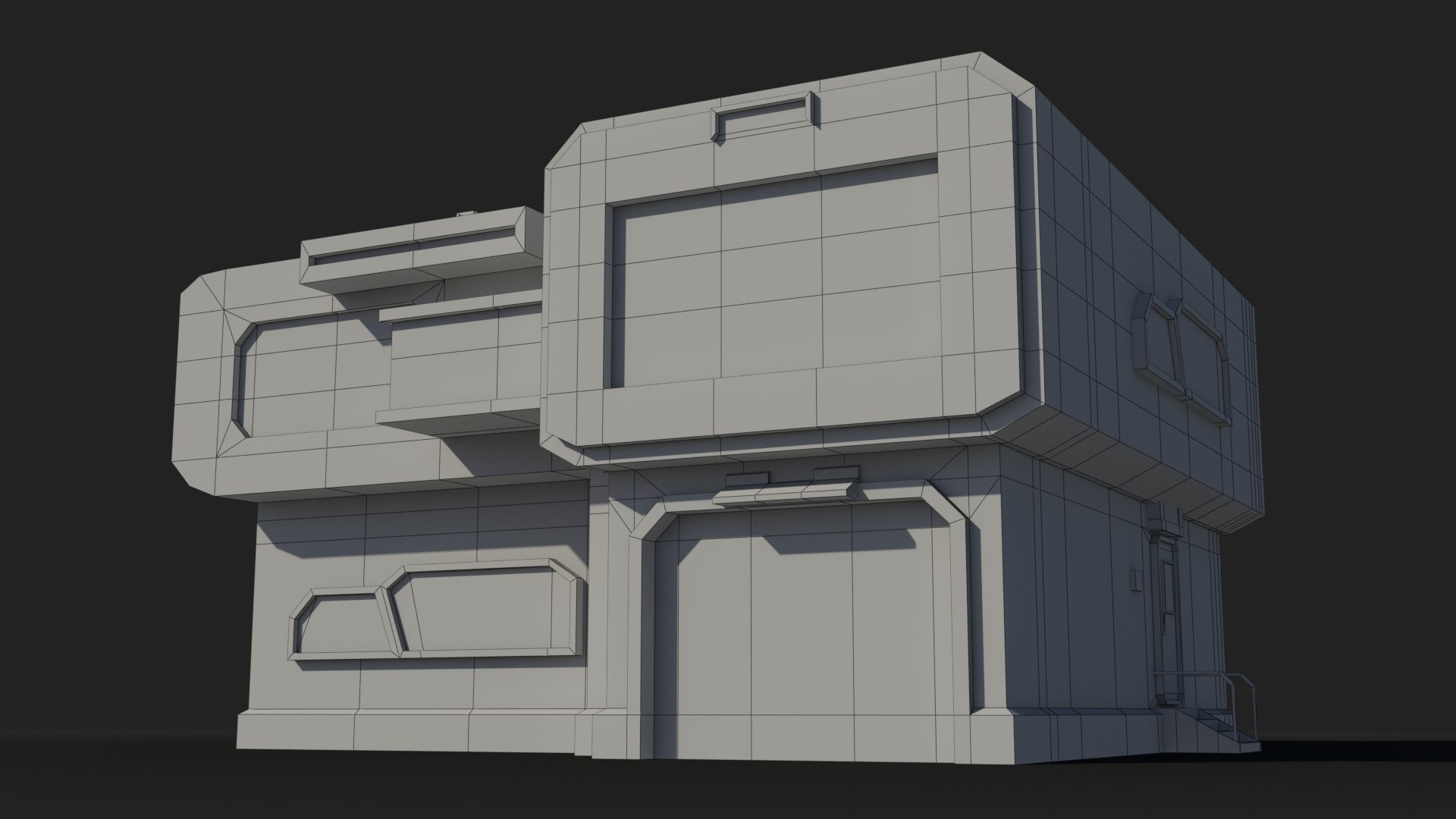 Sci-Fi Industrial x17 3D model - TurboSquid 2162039