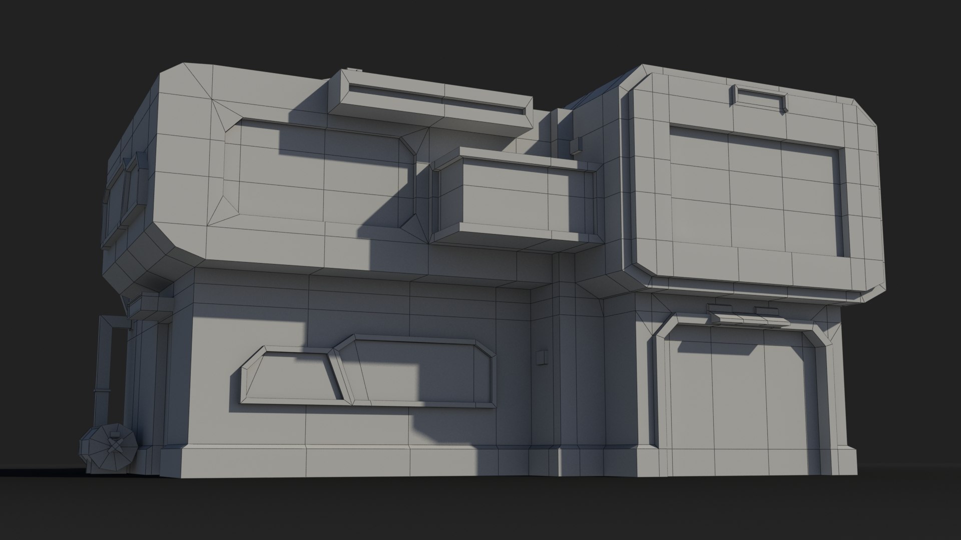 Sci-Fi Industrial x17 3D model - TurboSquid 2162039