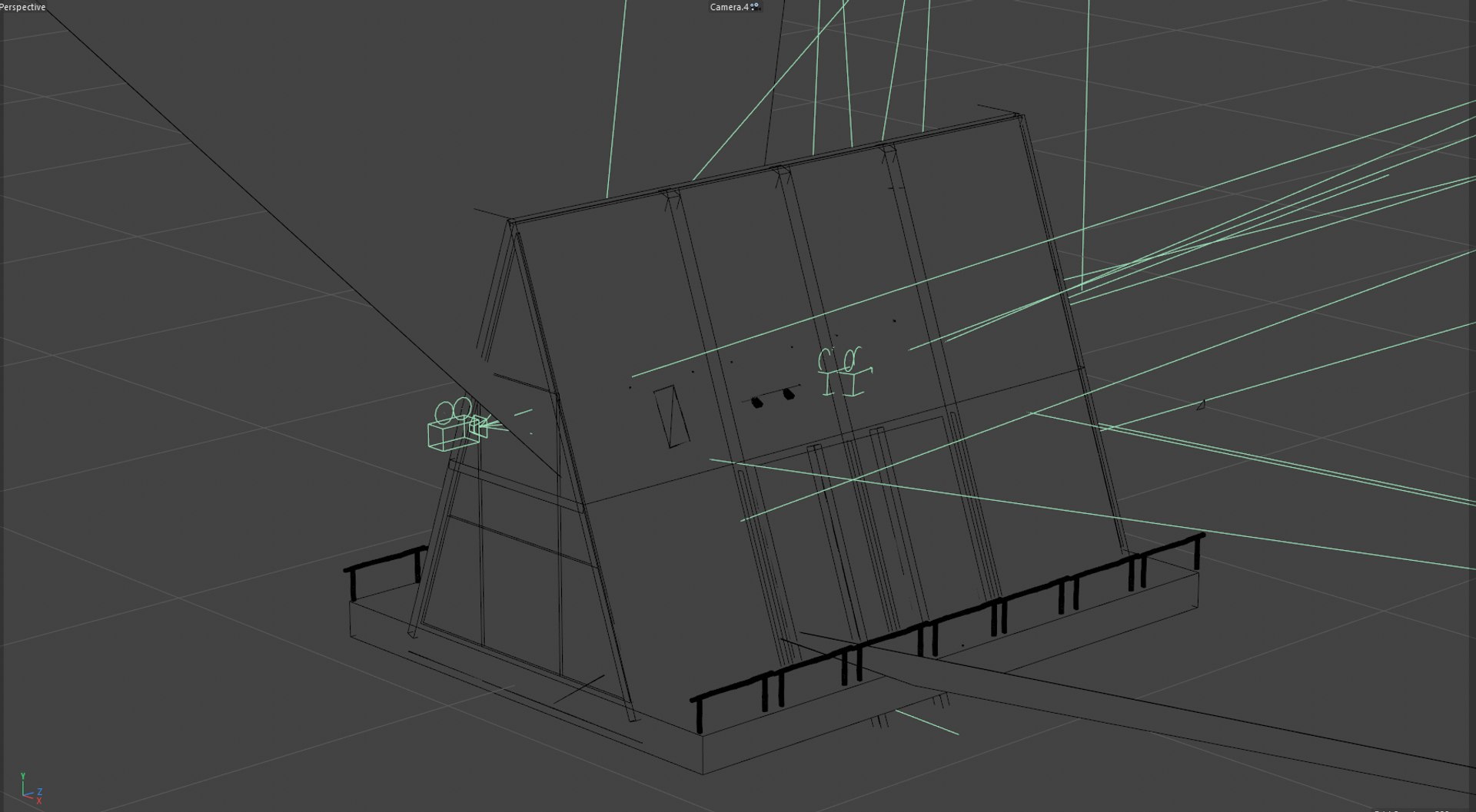 Triangular Cabin 3D Model - TurboSquid 1867851