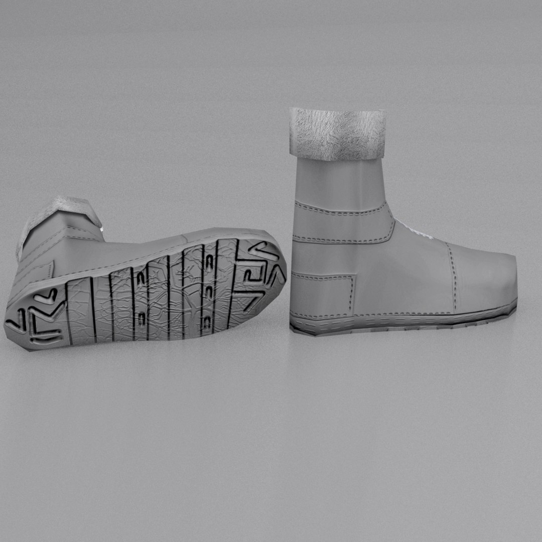 3d model shoes
