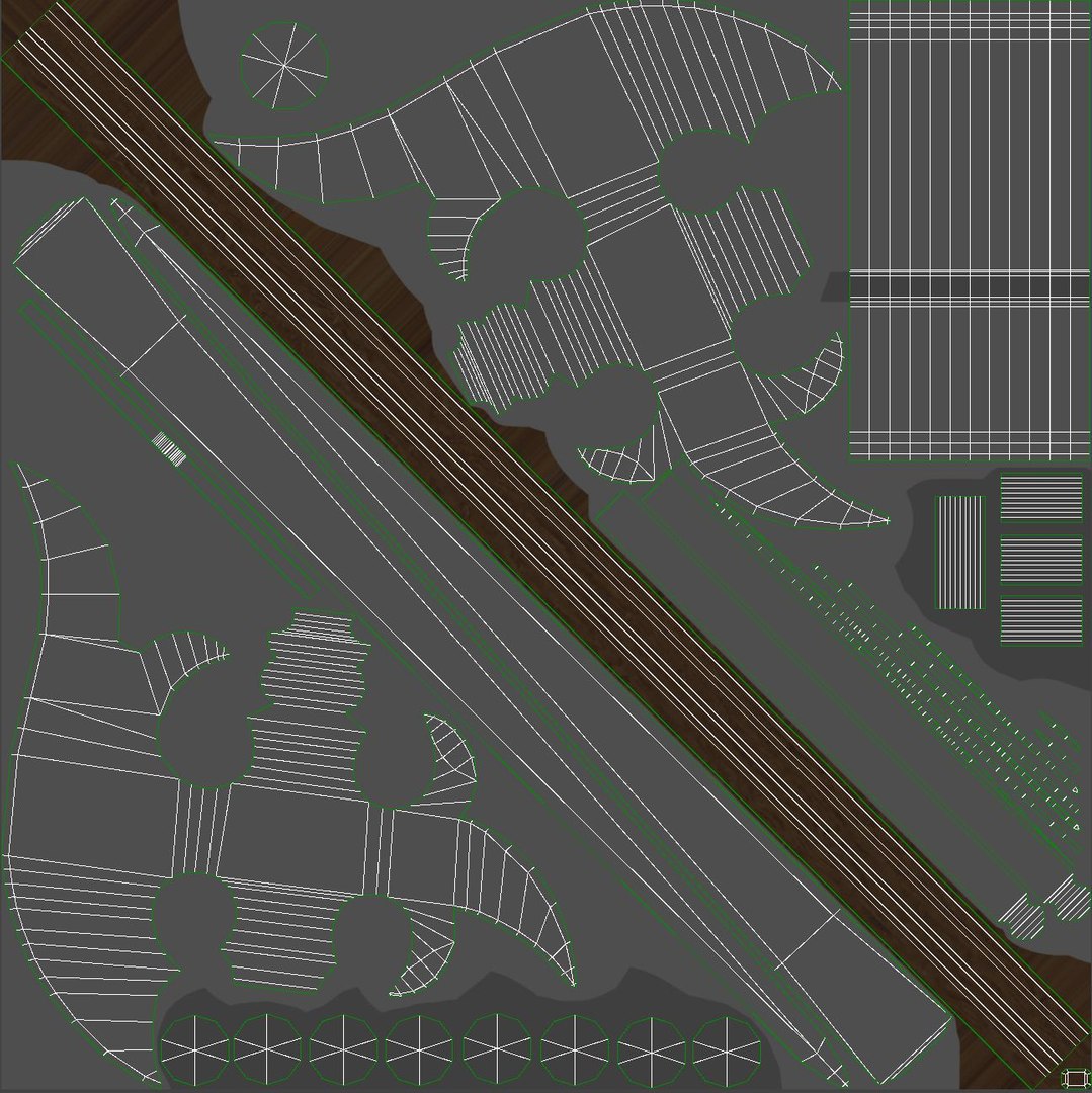 3D Model Historically German Halberd Lutel - TurboSquid 1416696