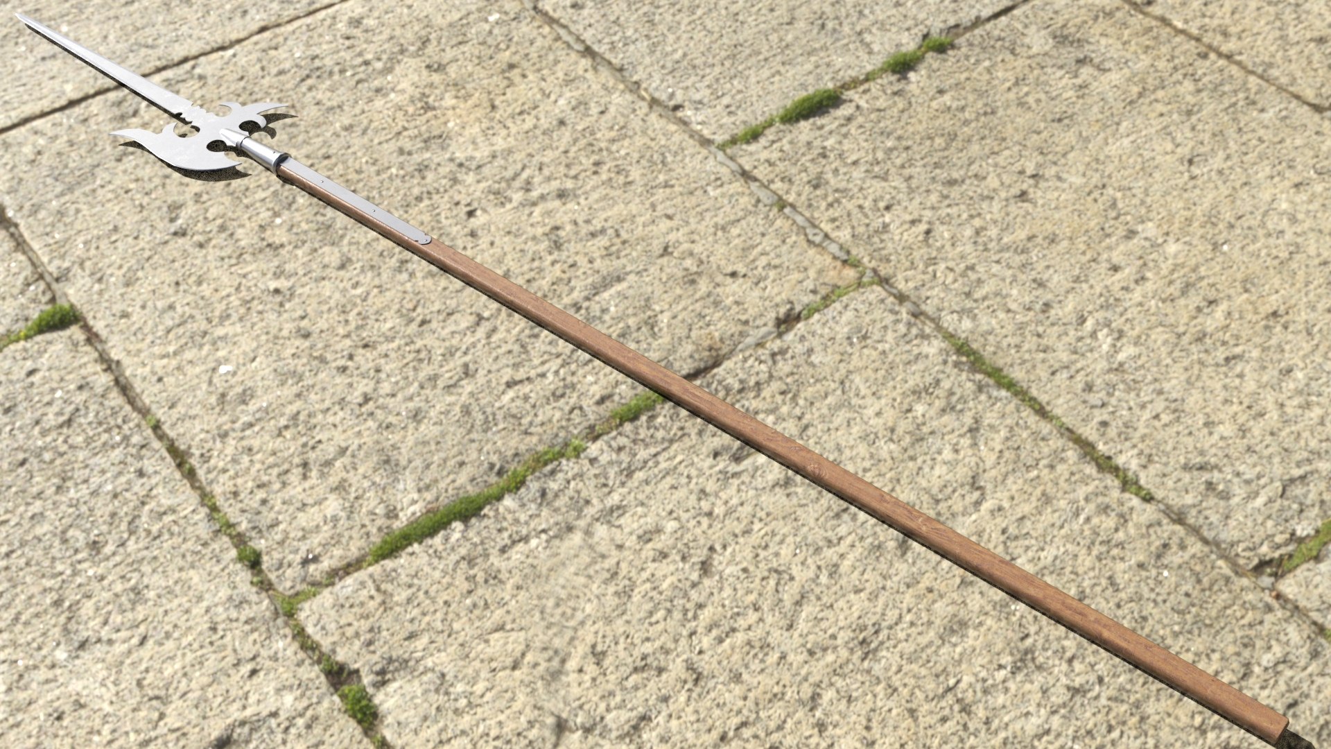 3D Model Historically German Halberd Lutel - TurboSquid 1416696