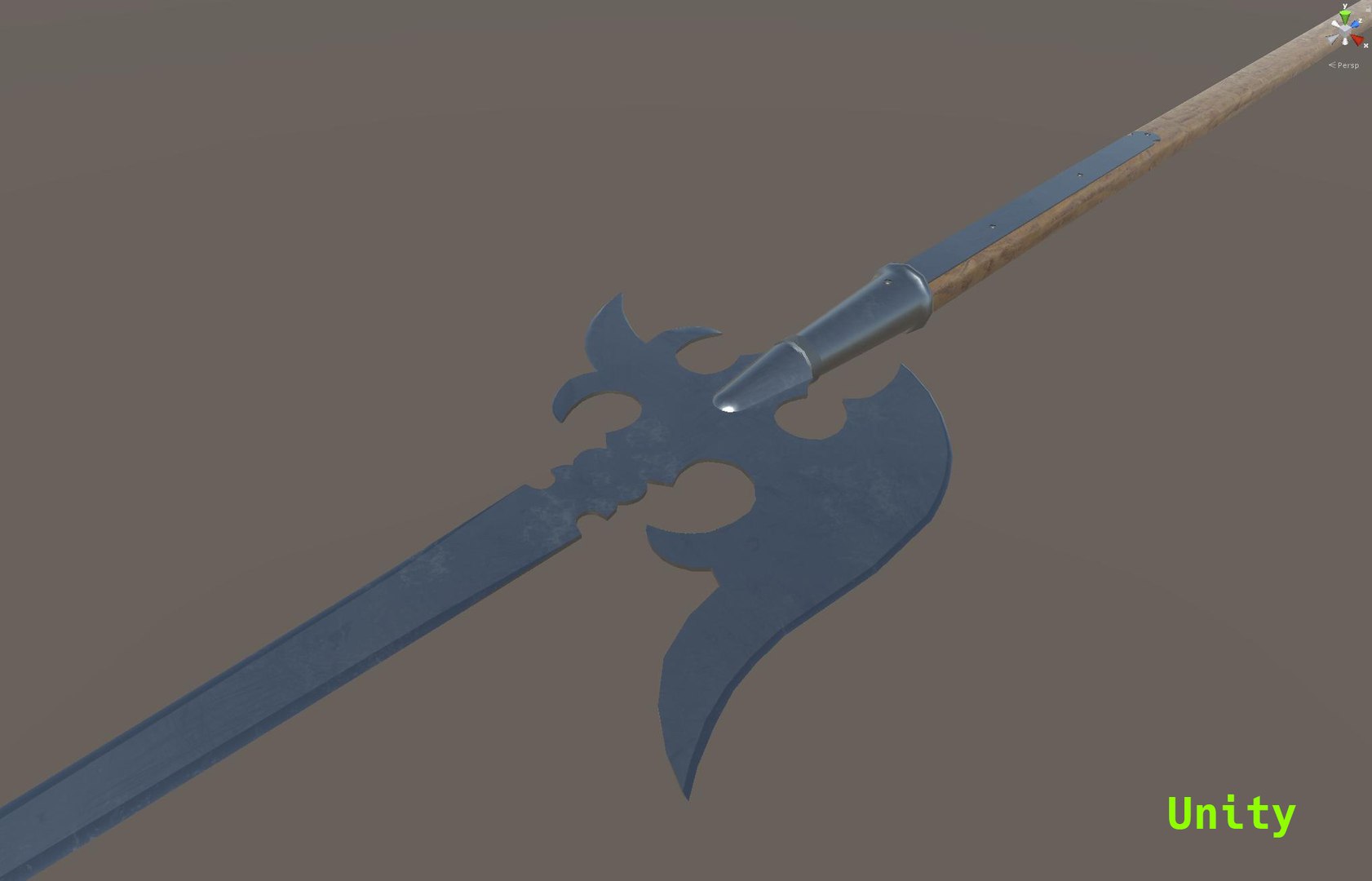 3D Model Historically German Halberd Lutel - TurboSquid 1416696