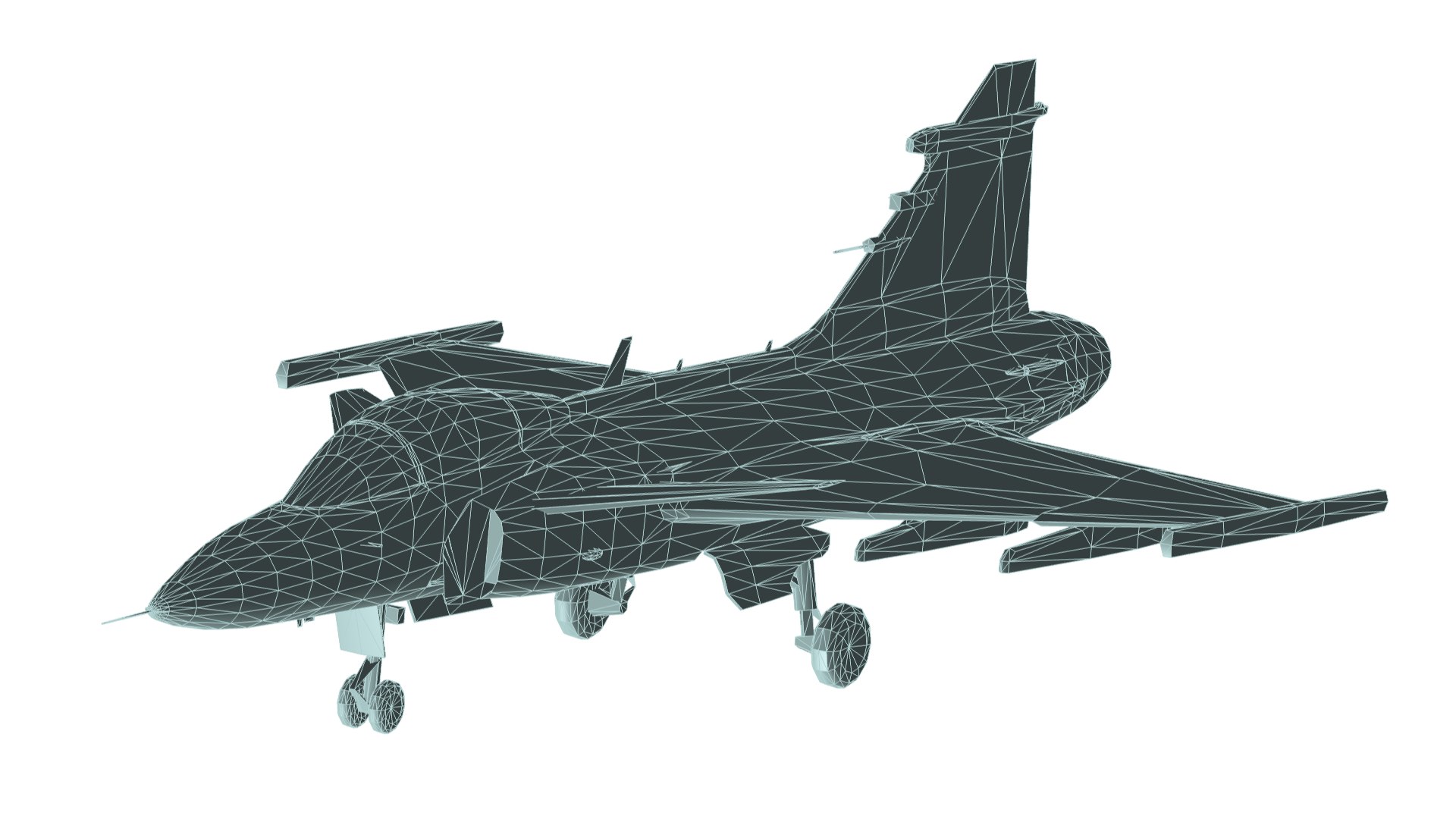 3D Saab JAS 39 Gripen model - TurboSquid 1988760