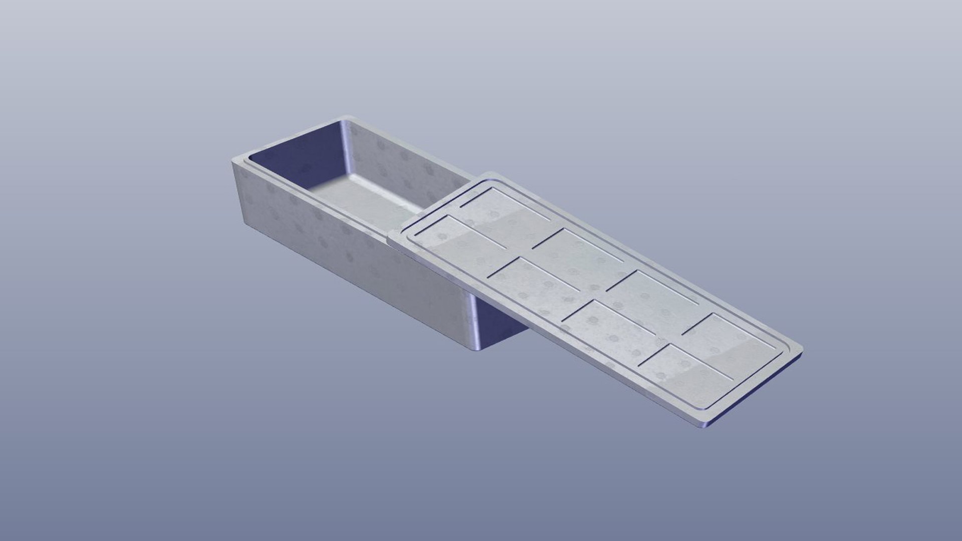 3D Styrofoam BoxBig Model - TurboSquid 2227995