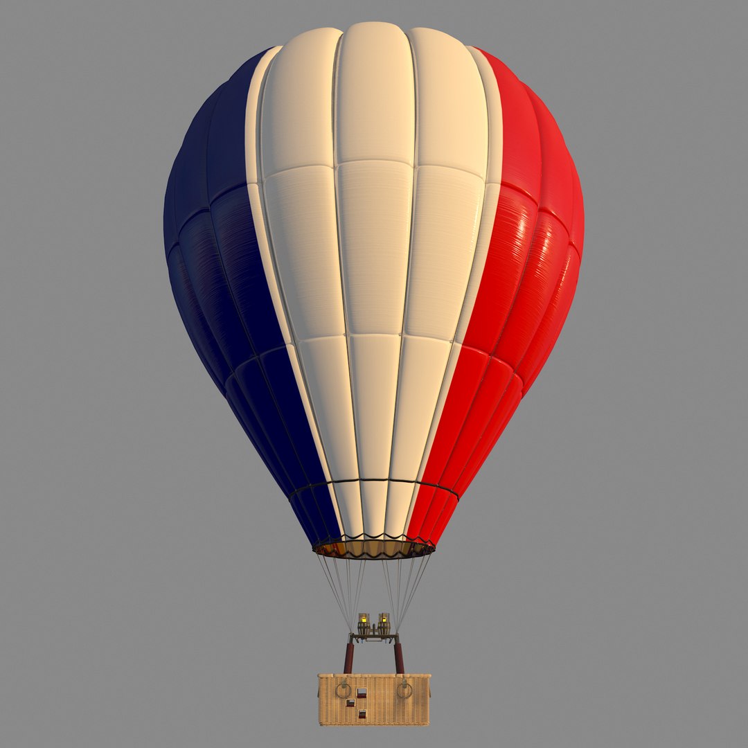 Parachute France Model - TurboSquid 1234506