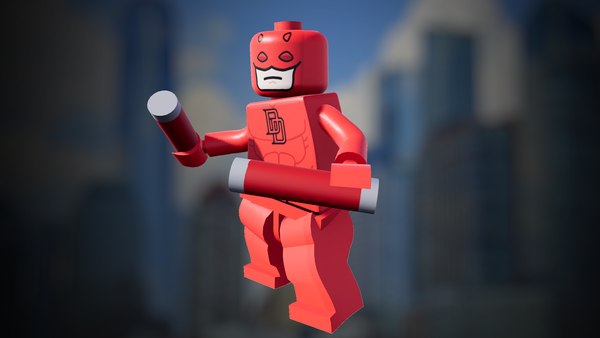 Lego daredevil devil model - TurboSquid 1688483