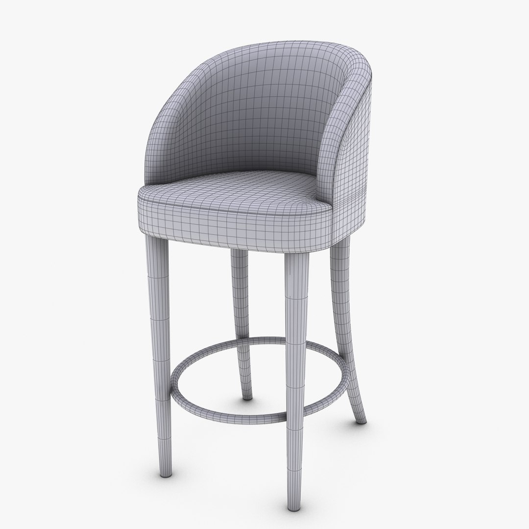 3d model bar stool