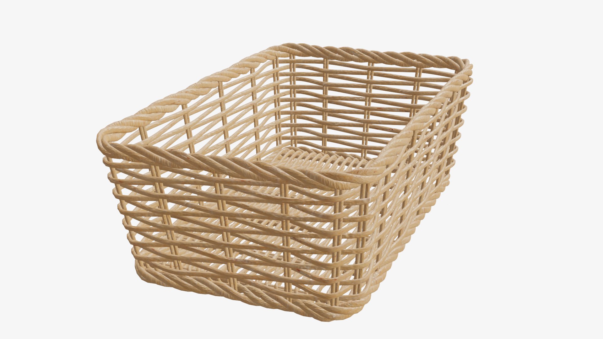 WICKER BASKET model - TurboSquid 2089772