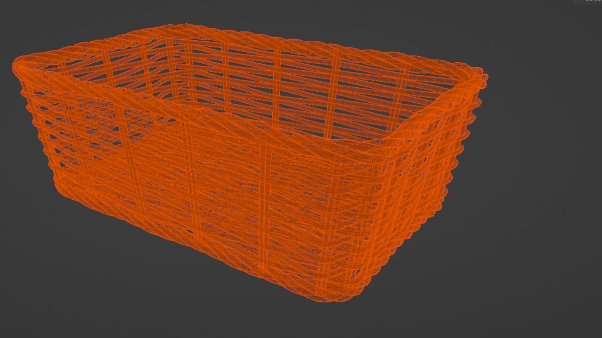 WICKER BASKET model - TurboSquid 2089772