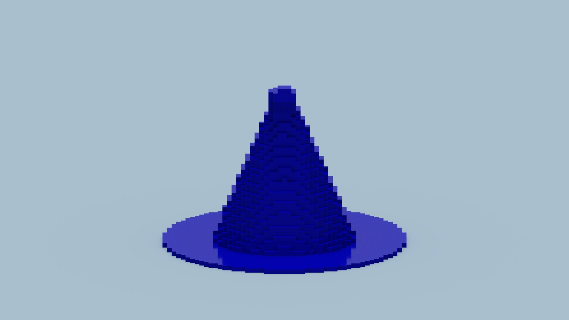 Voxel Wizard Hat 3D - TurboSquid 1943019