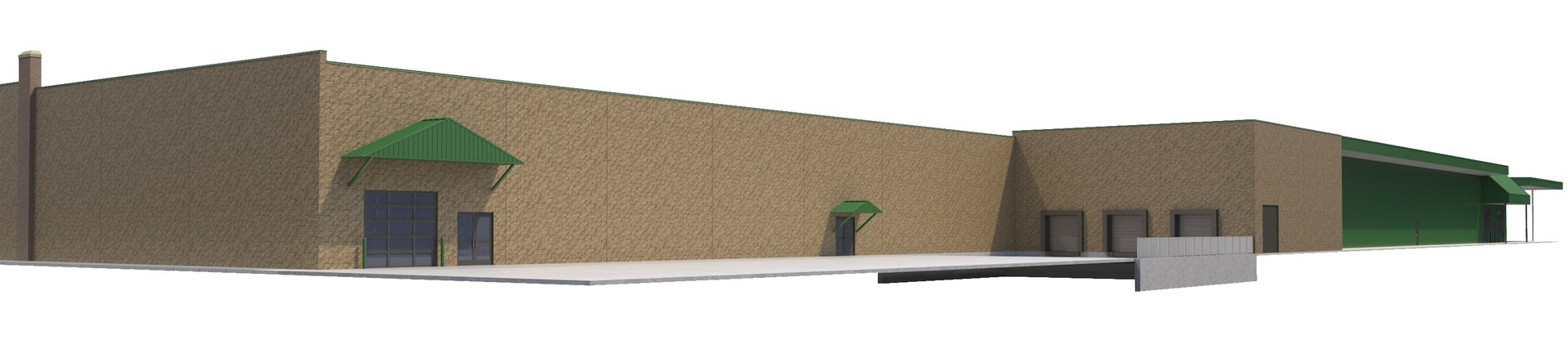 Exterior Retail Menards Store 3D Model - TurboSquid 1347315