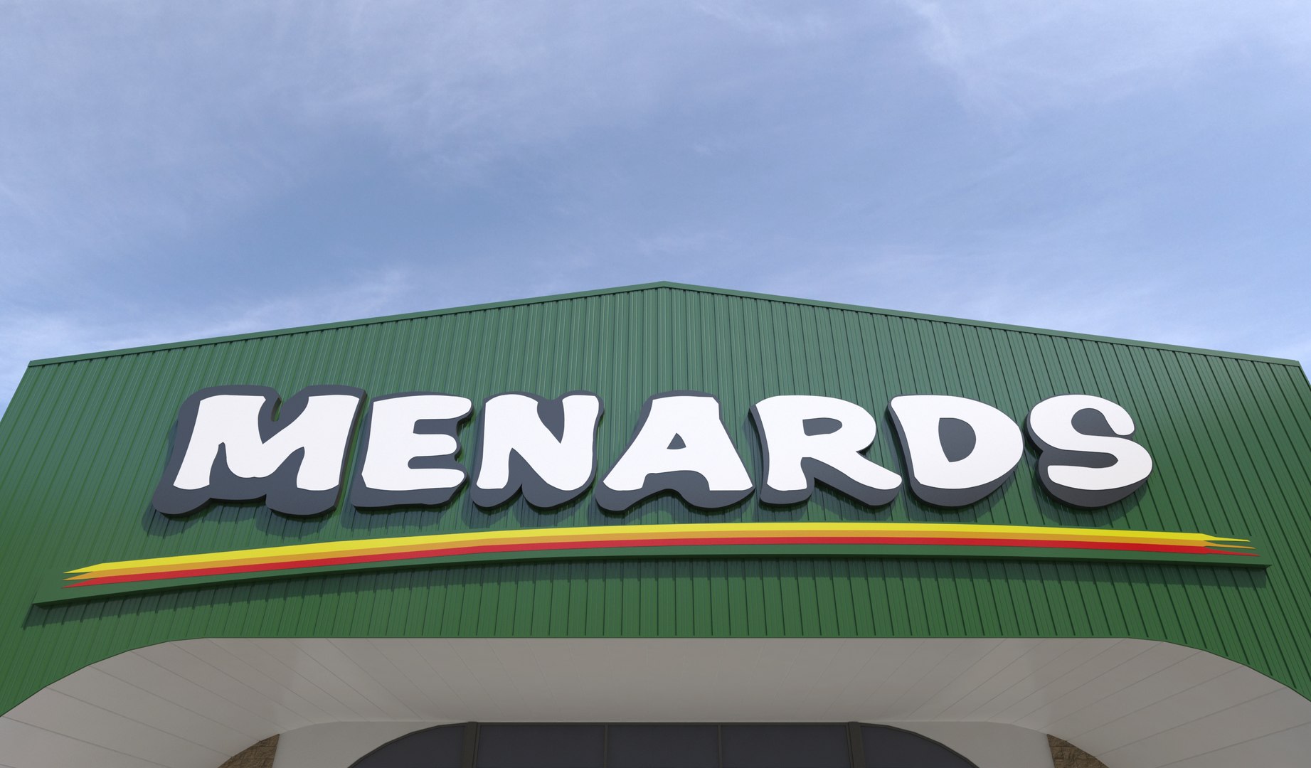 Exterior Retail Menards Store 3D Model - TurboSquid 1347315