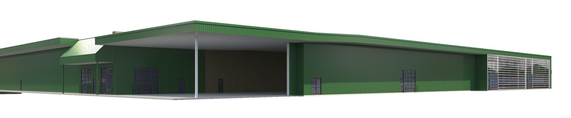 Exterior Retail Menards Store 3D Model - TurboSquid 1347315