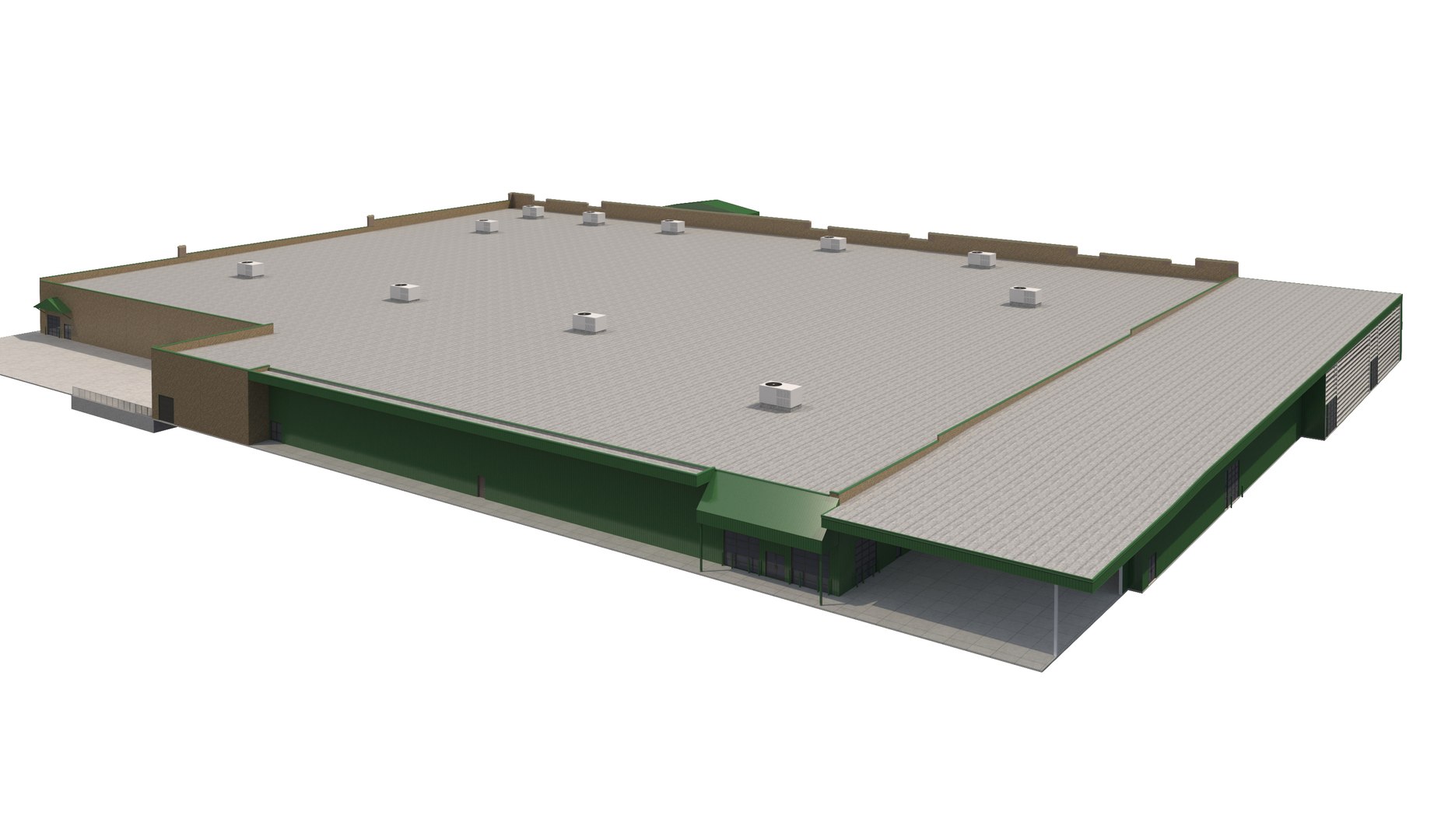 Exterior Retail Menards Store 3D Model - TurboSquid 1347315