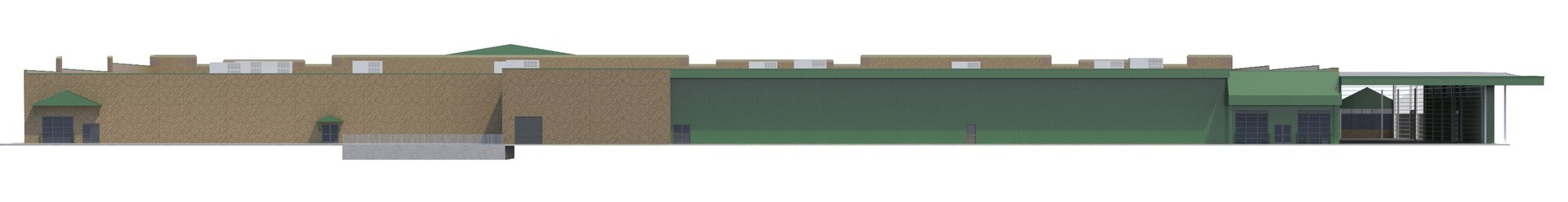 Exterior Retail Menards Store 3D Model - TurboSquid 1347315