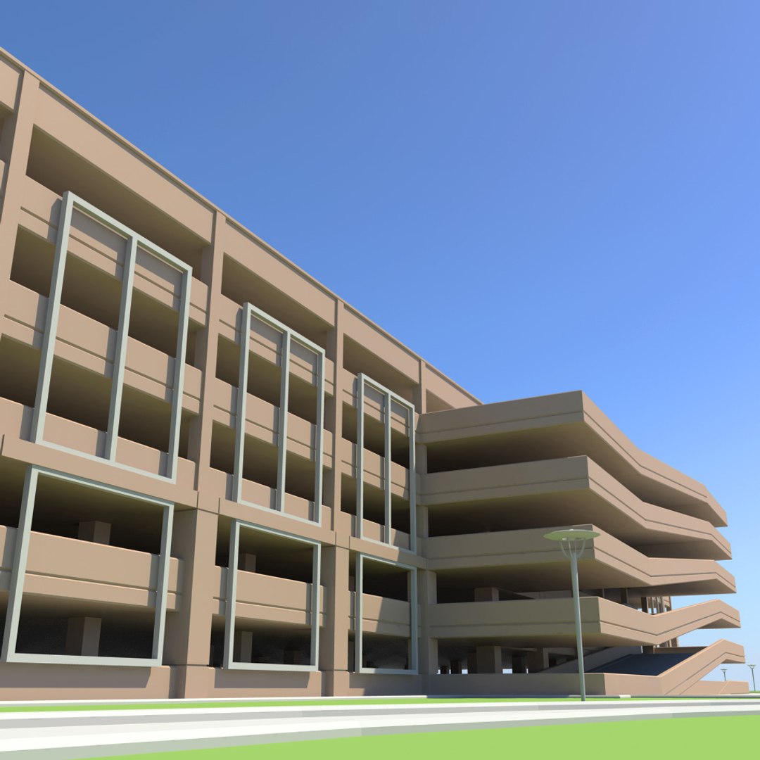 3d stacked parking model