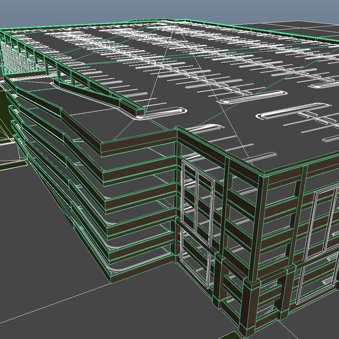 3d Stacked Parking Model