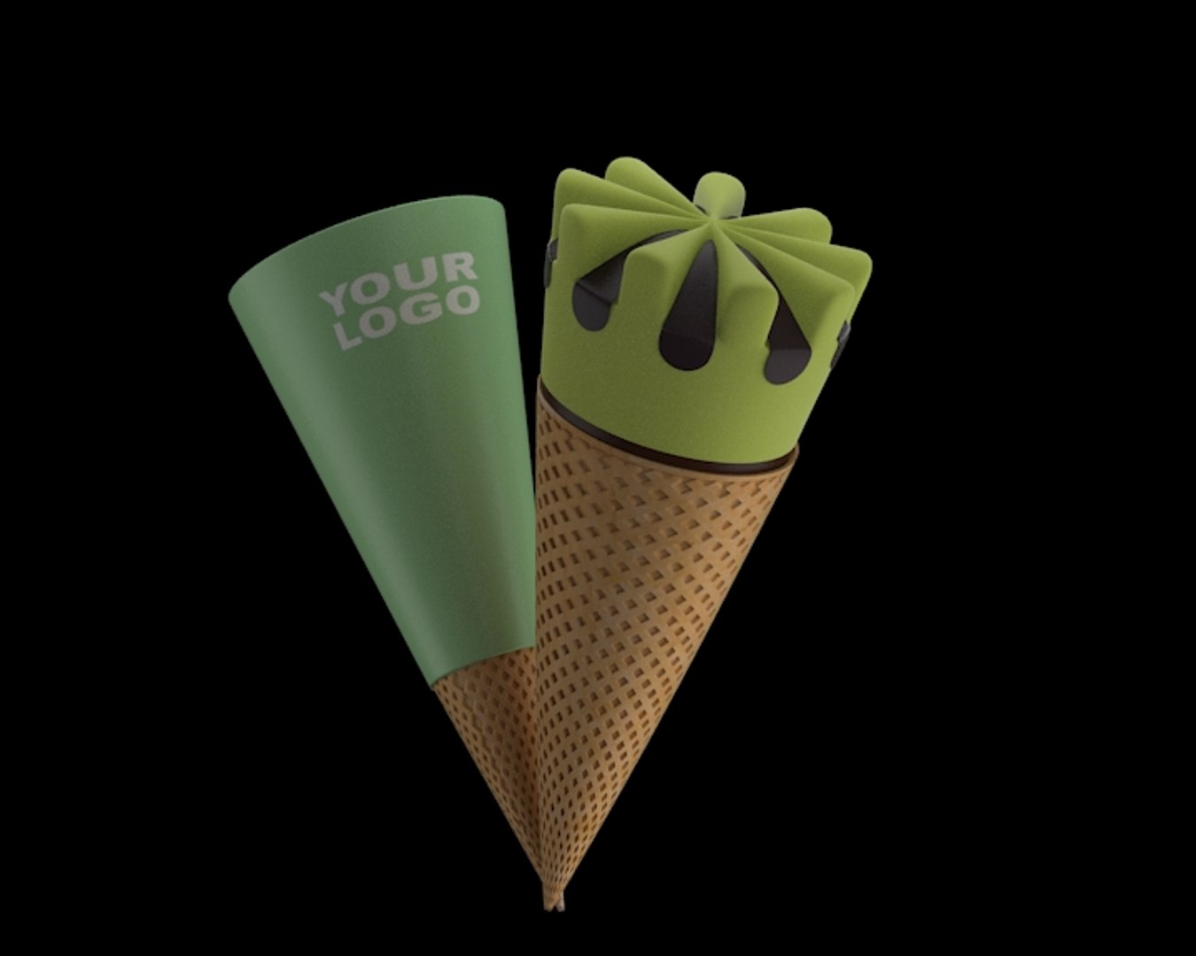Ice cream cone model - TurboSquid 1397835