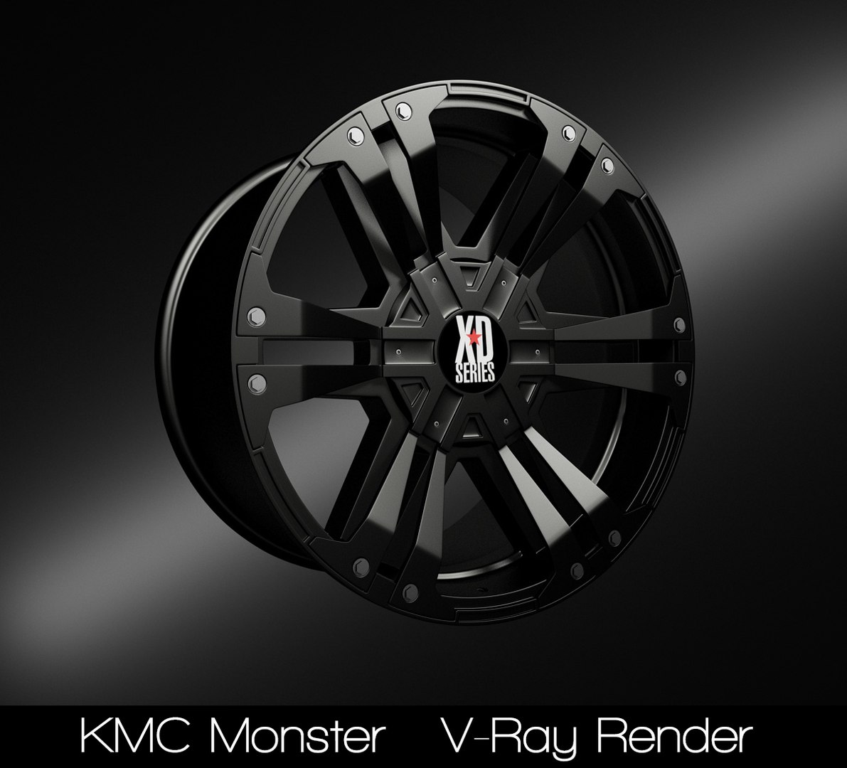 Kmc Monster Rim Model - TurboSquid 1382630