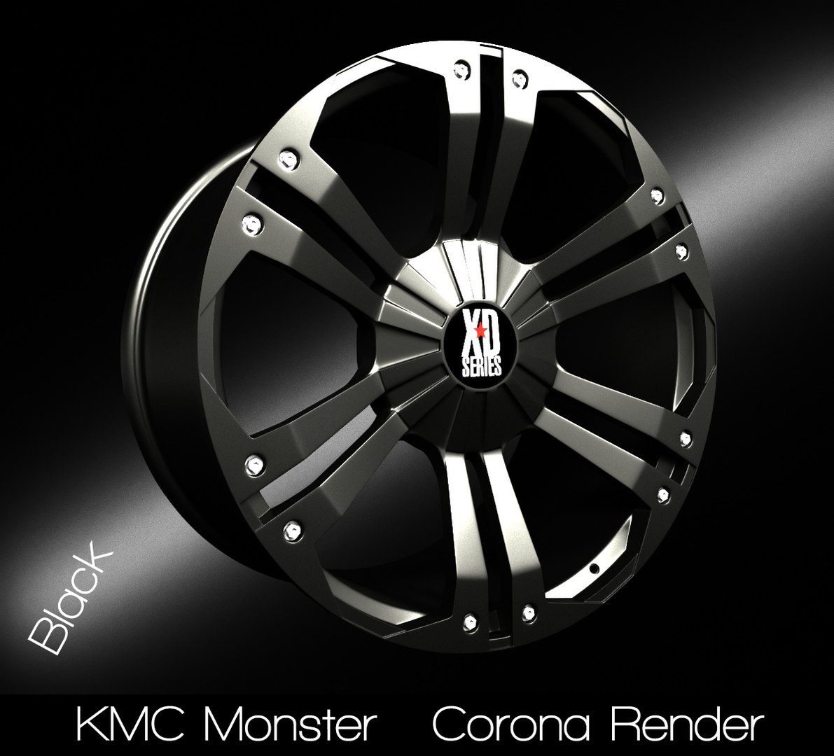 Kmc Monster Rim Model - TurboSquid 1382630