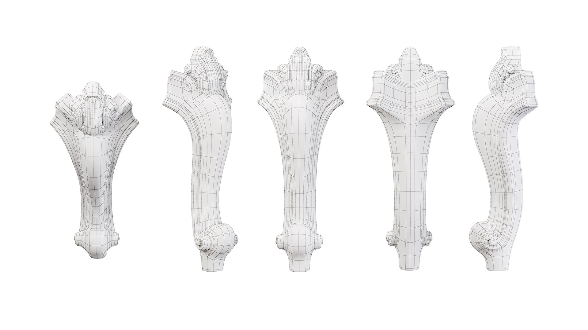 3D Classic Leg 079 Model - TurboSquid 2121143