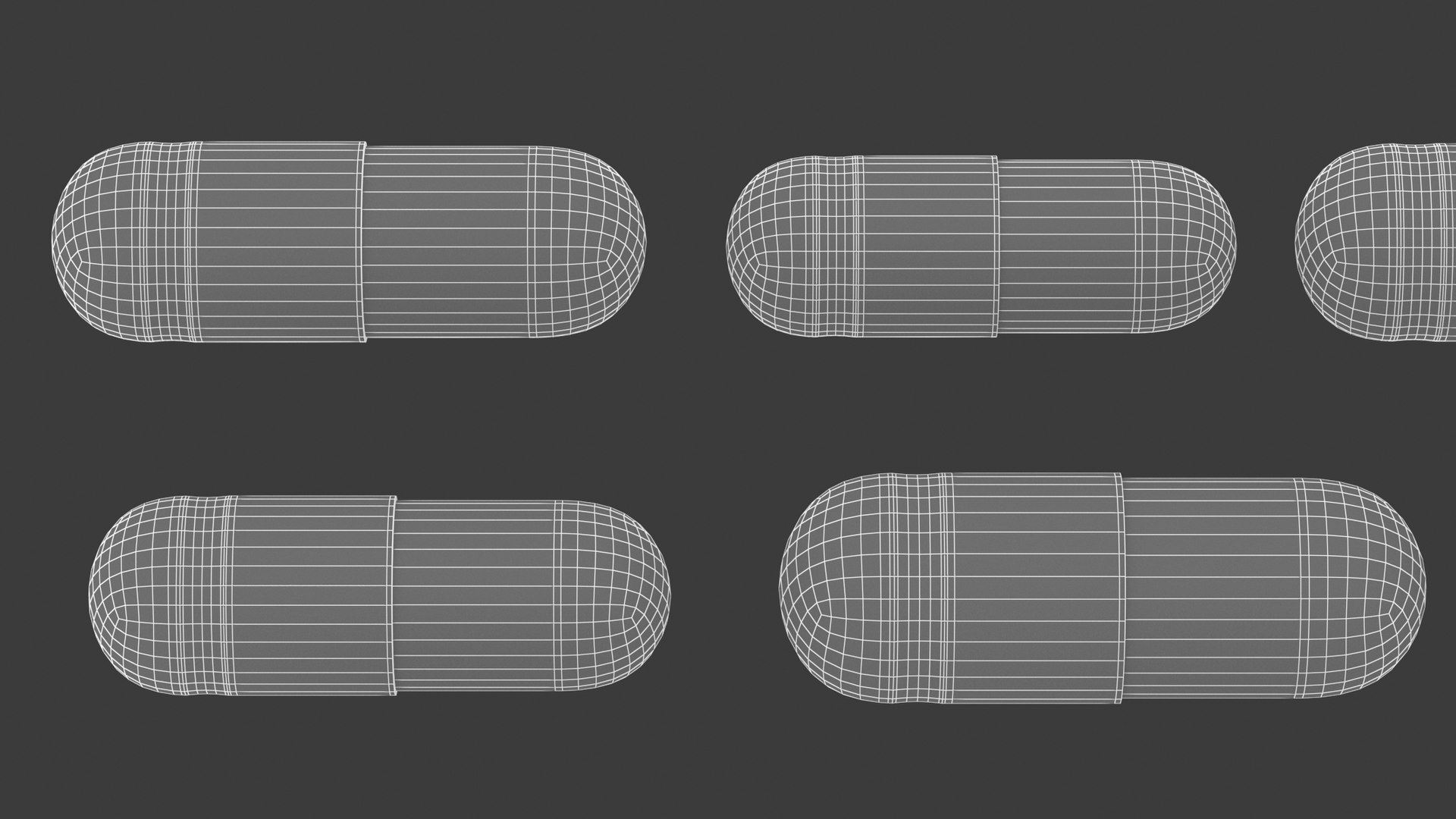 Medical Capsules Medicine PBR Realistic 3D Model - TurboSquid 1951631