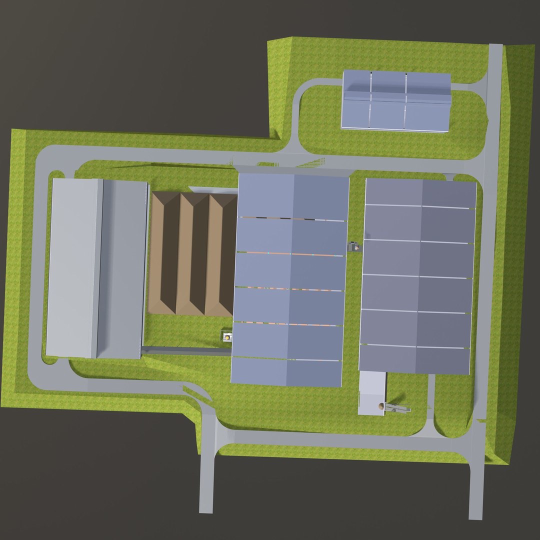 Concept Layout For Factory 3D Model - TurboSquid 2048310