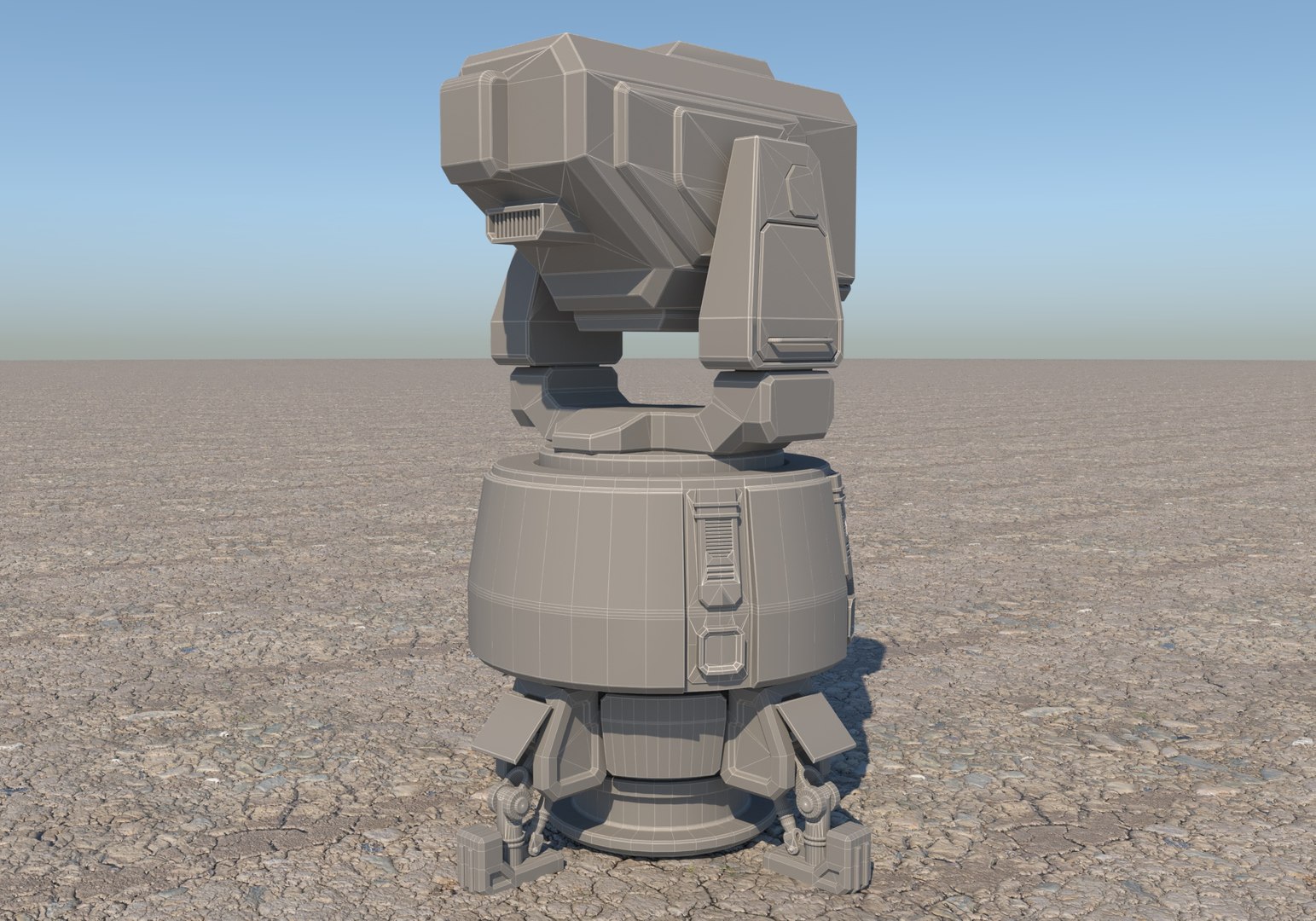 Sci-fi Rocket Launcher 3D Model - TurboSquid 1698812