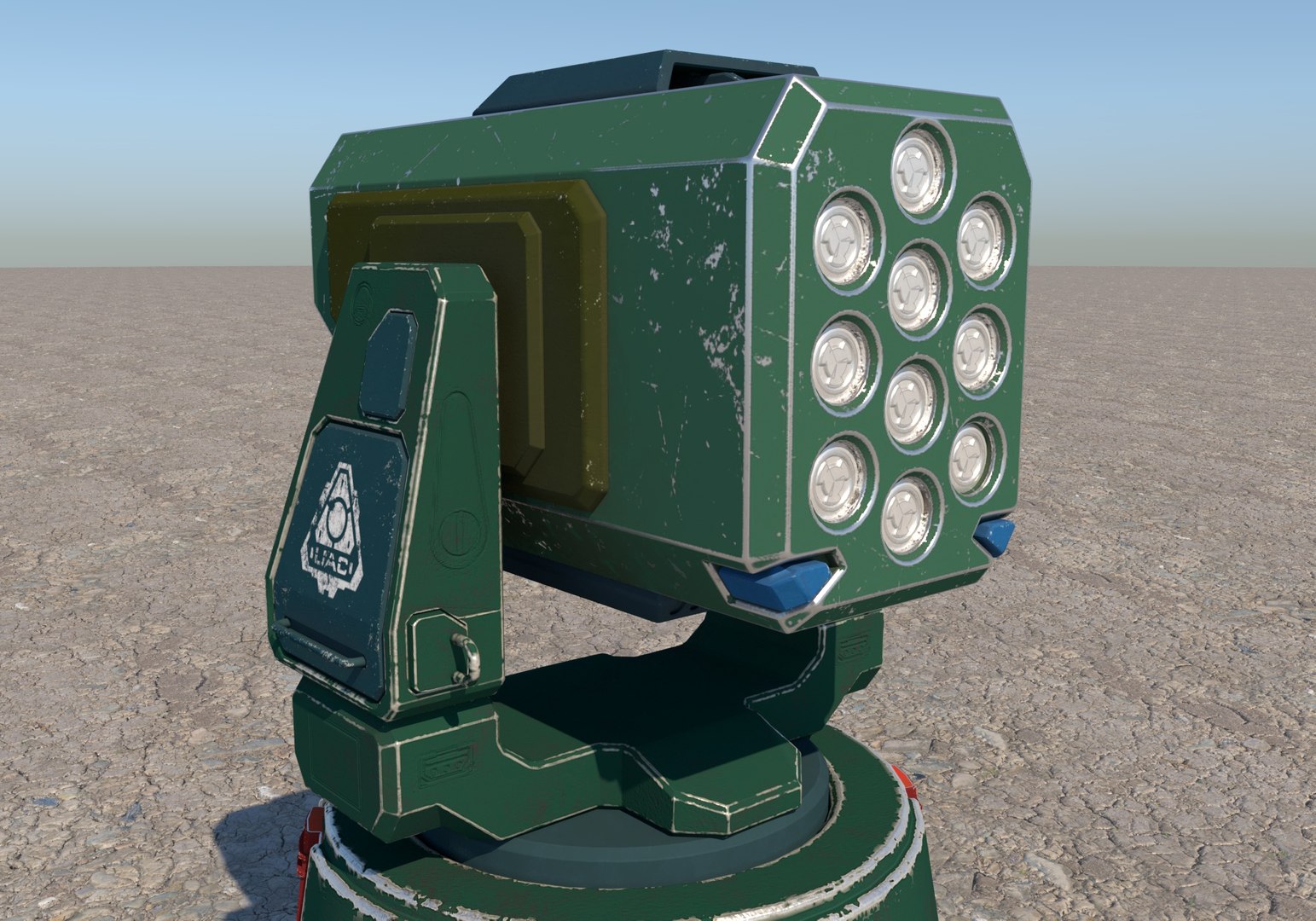 Sci-fi Rocket Launcher 3D Model - TurboSquid 1698812