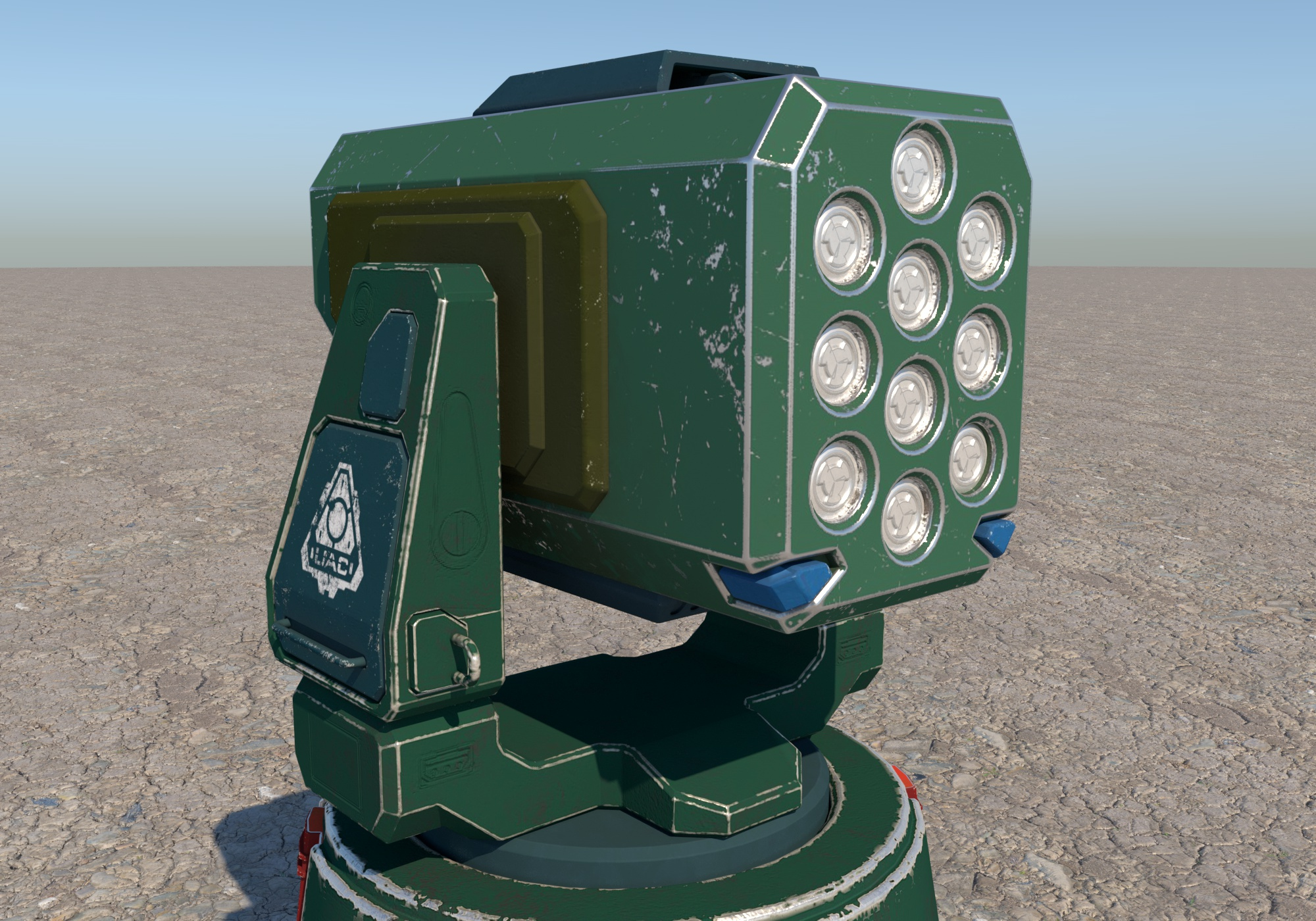 Sci-fi rocket launcher 3D model - TurboSquid 1698812
