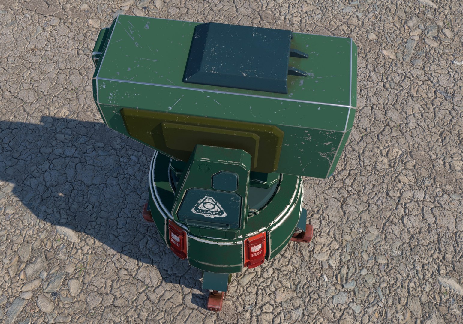 Sci-fi Rocket Launcher 3D Model - TurboSquid 1698812