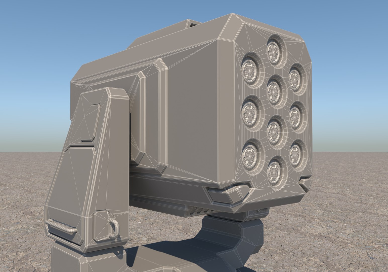 Sci-fi Rocket Launcher 3D Model - TurboSquid 1698812