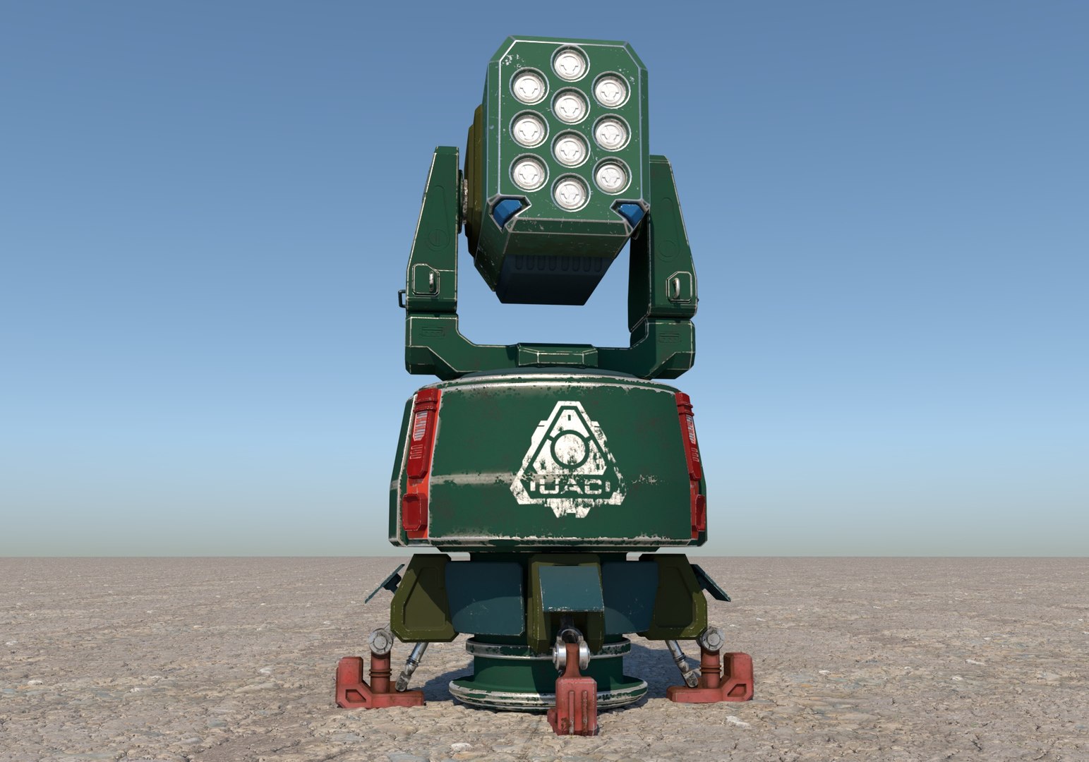 Sci-fi Rocket Launcher 3D Model - TurboSquid 1698812