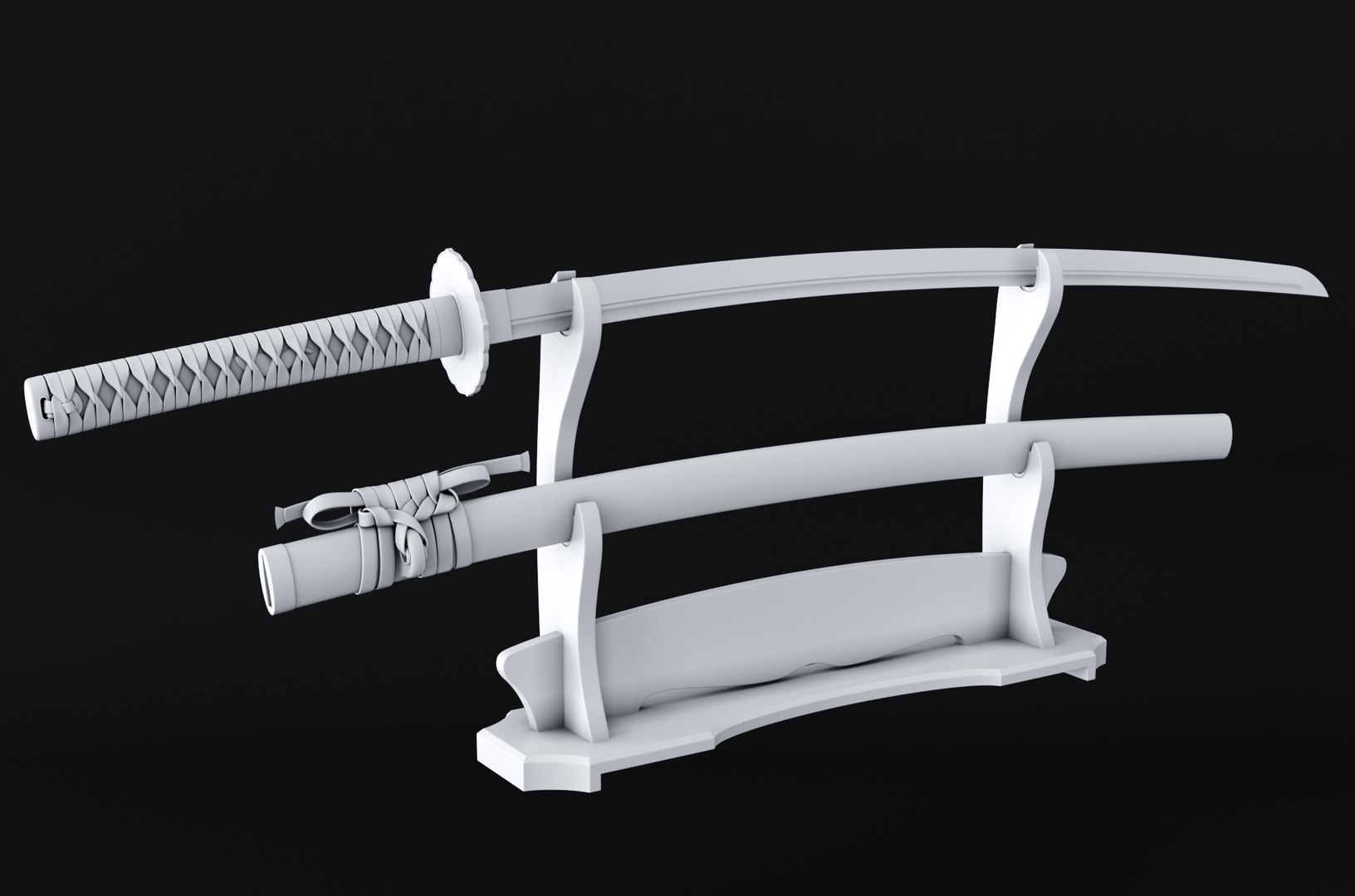 Katana sword 3D model - TurboSquid 1663330