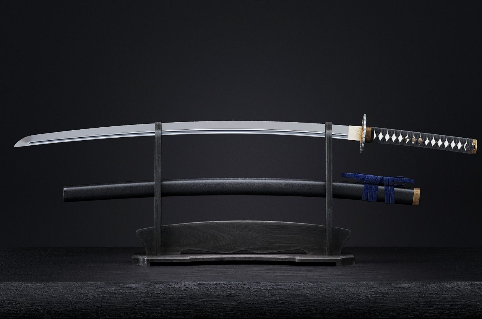 Katana Sword 3D Model - TurboSquid 1663330