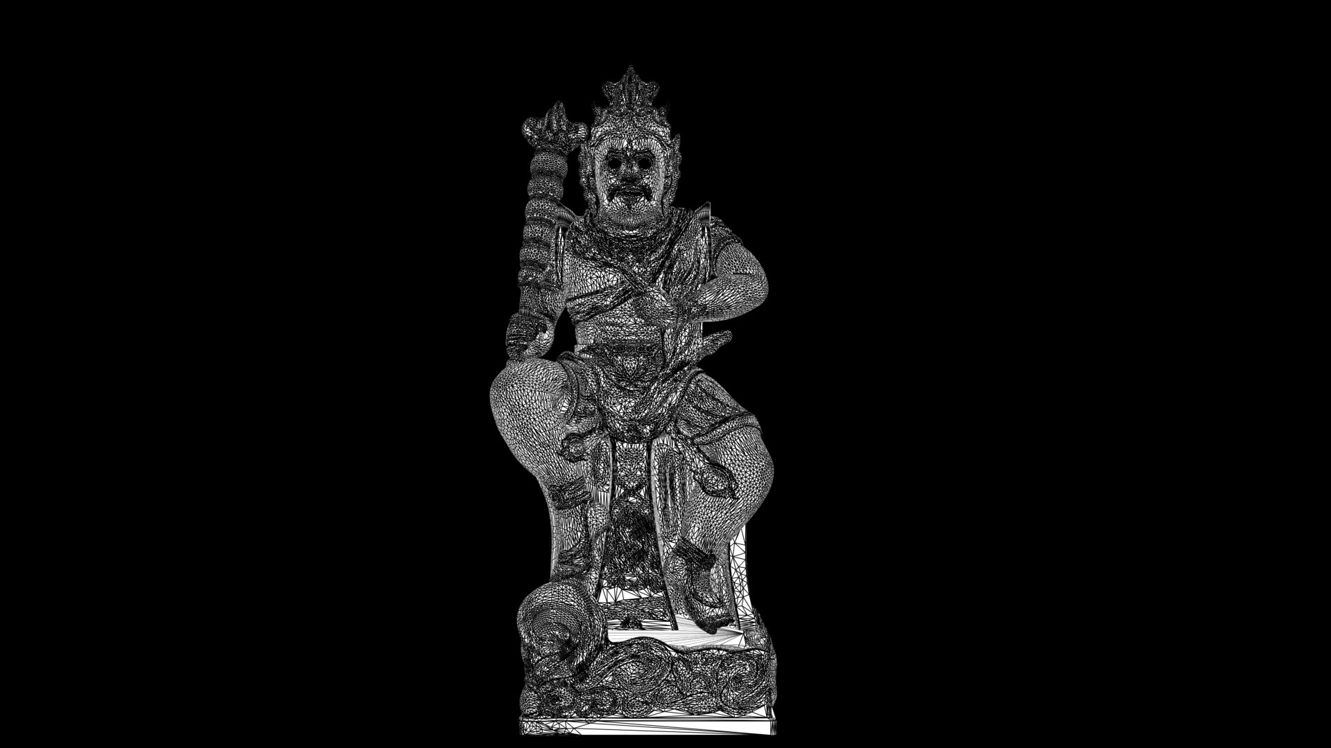 3D Balinese Statue Brahma Model - TurboSquid 1810388