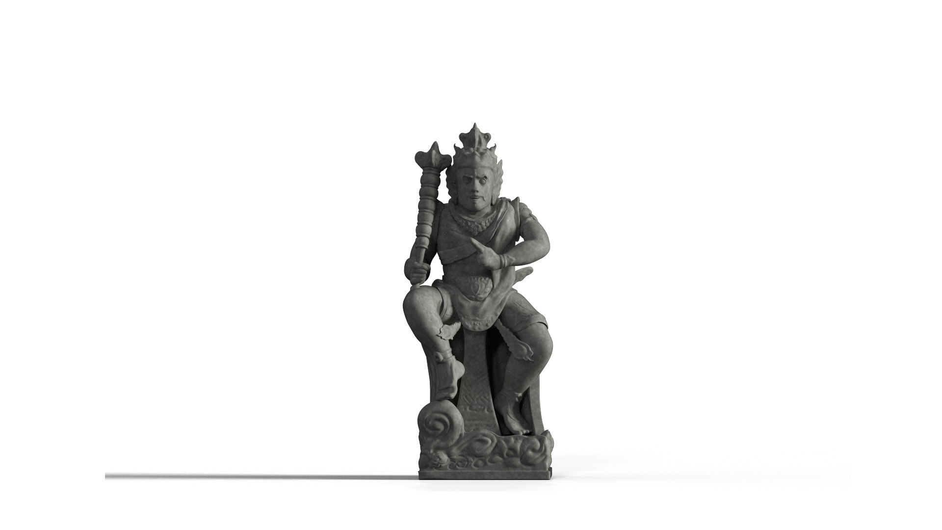 3D Balinese Statue Brahma Model - TurboSquid 1810388