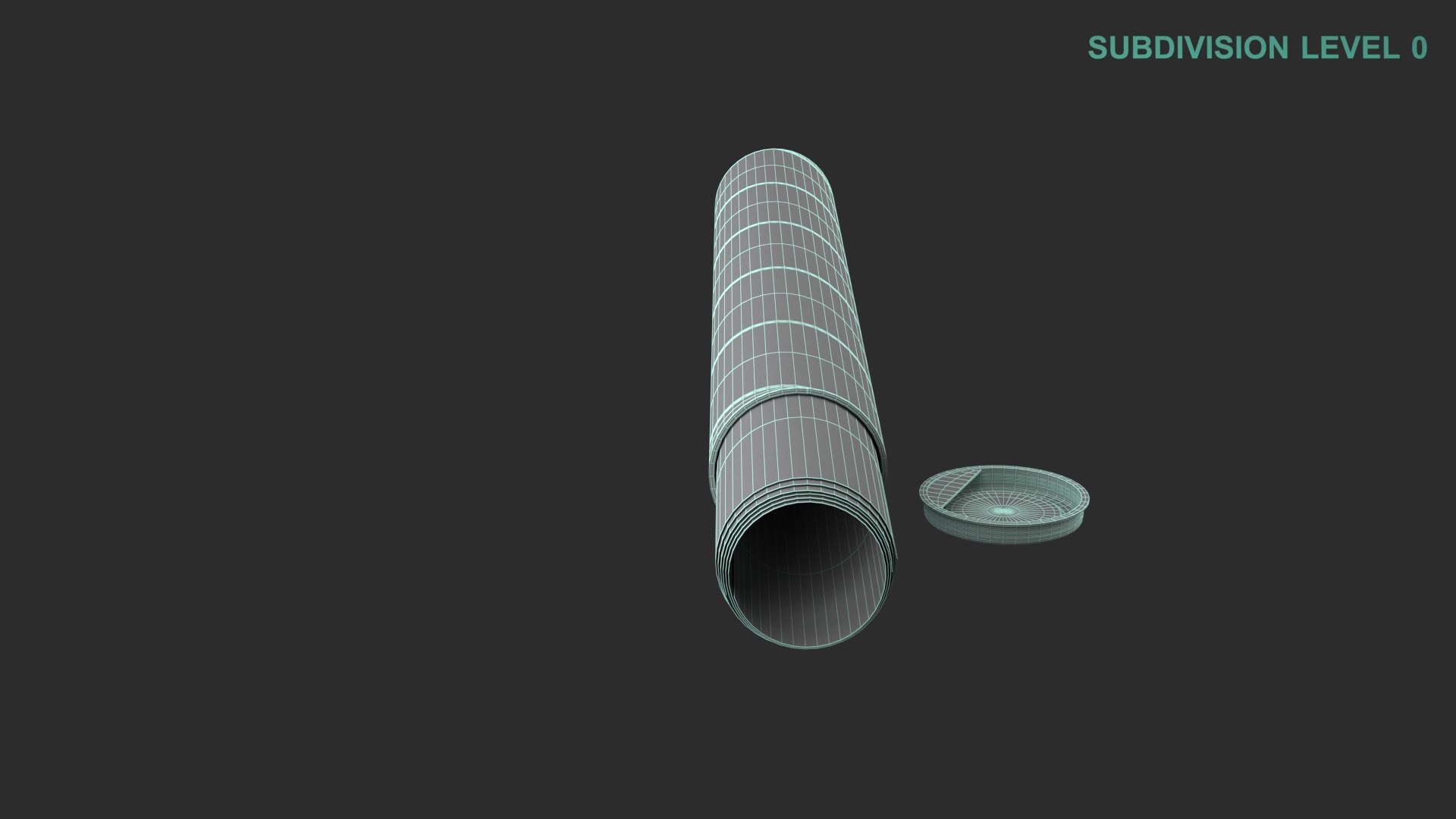 3D Model Cardboard Tube With Blueprint - TurboSquid 2042046
