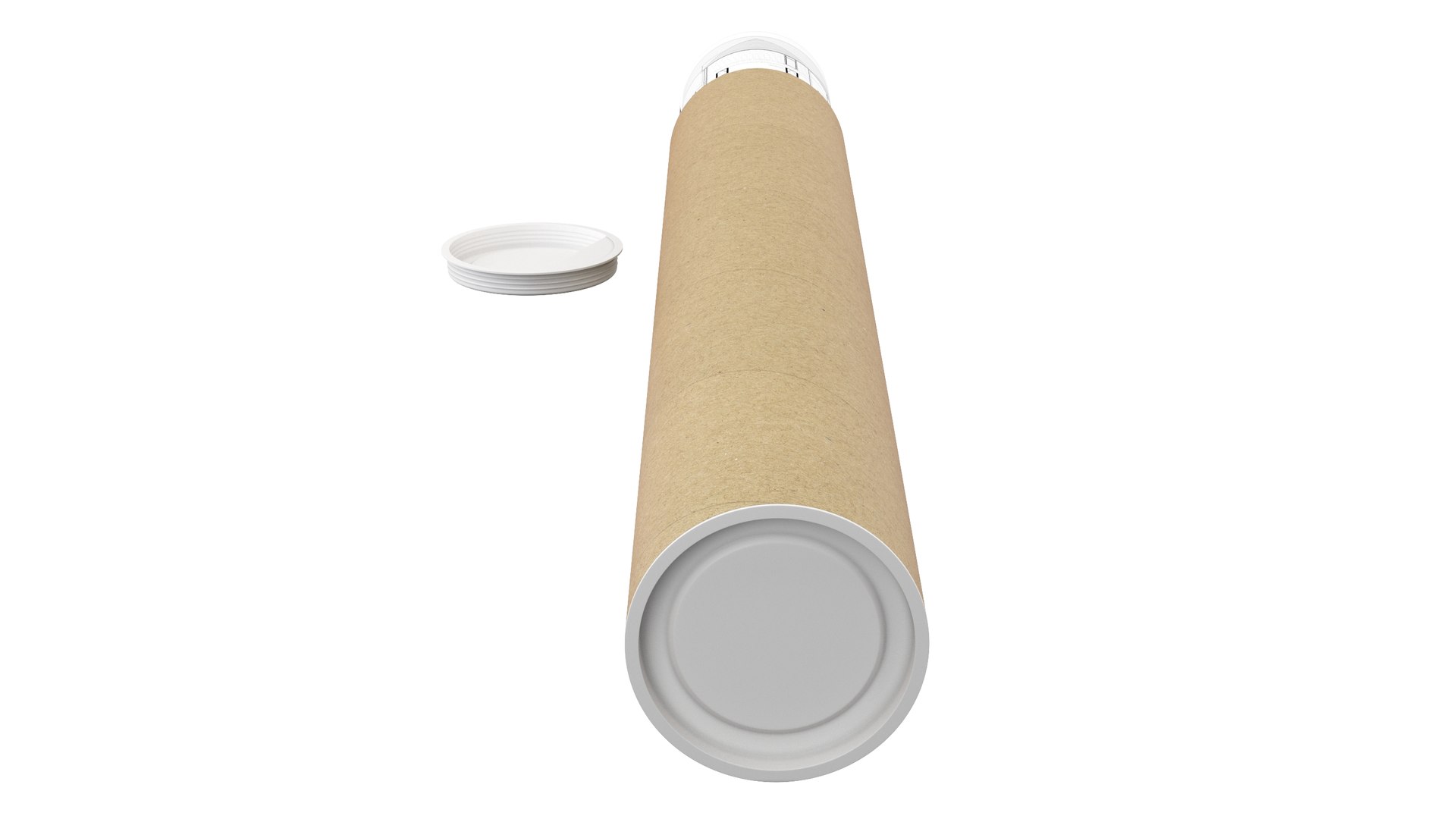 3D Model Cardboard Tube With Blueprint - TurboSquid 2042046