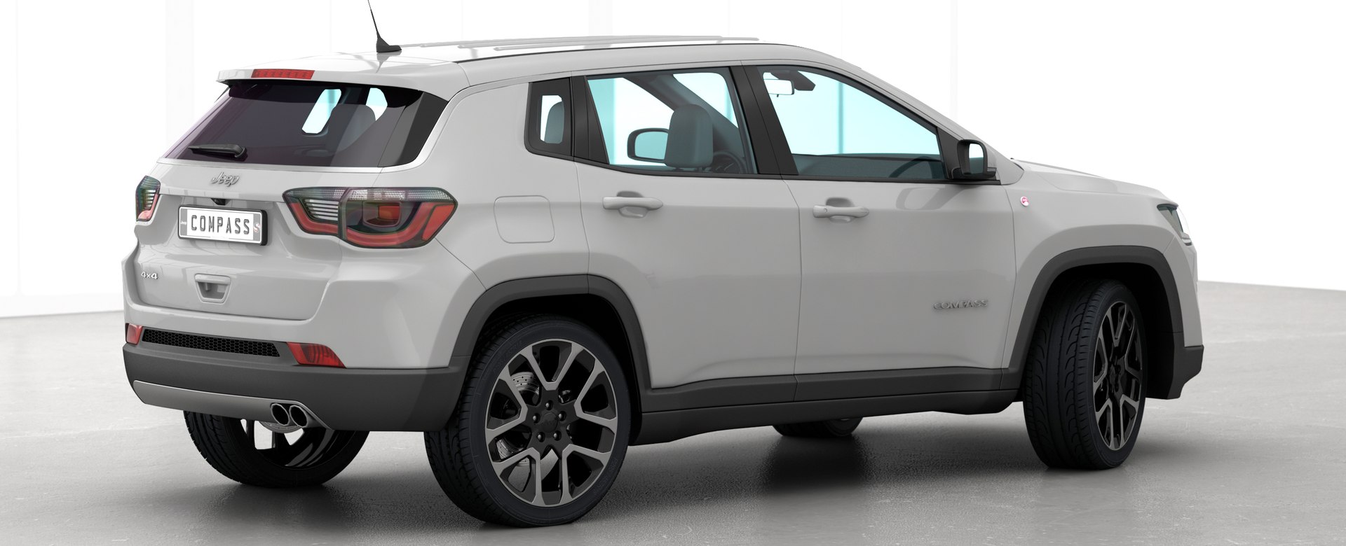 Realistic Jeep Compass 2020 3D Model - TurboSquid 1651038