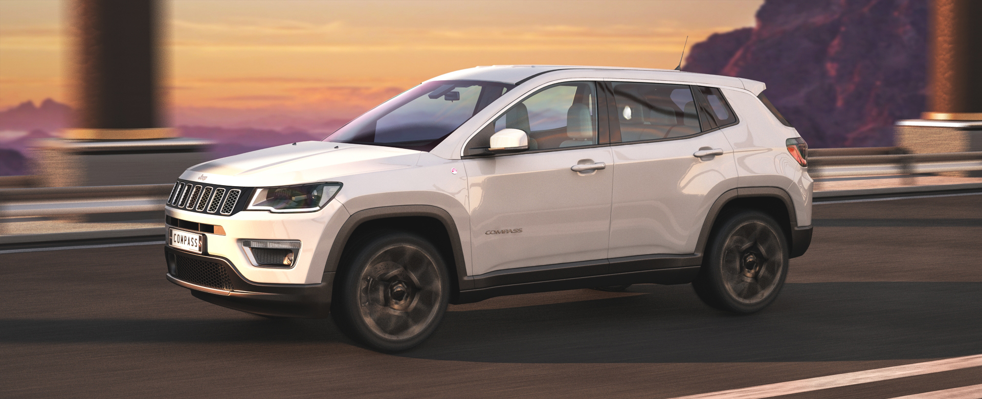 Realistic Jeep Compass 2020 3D Model - TurboSquid 1651038