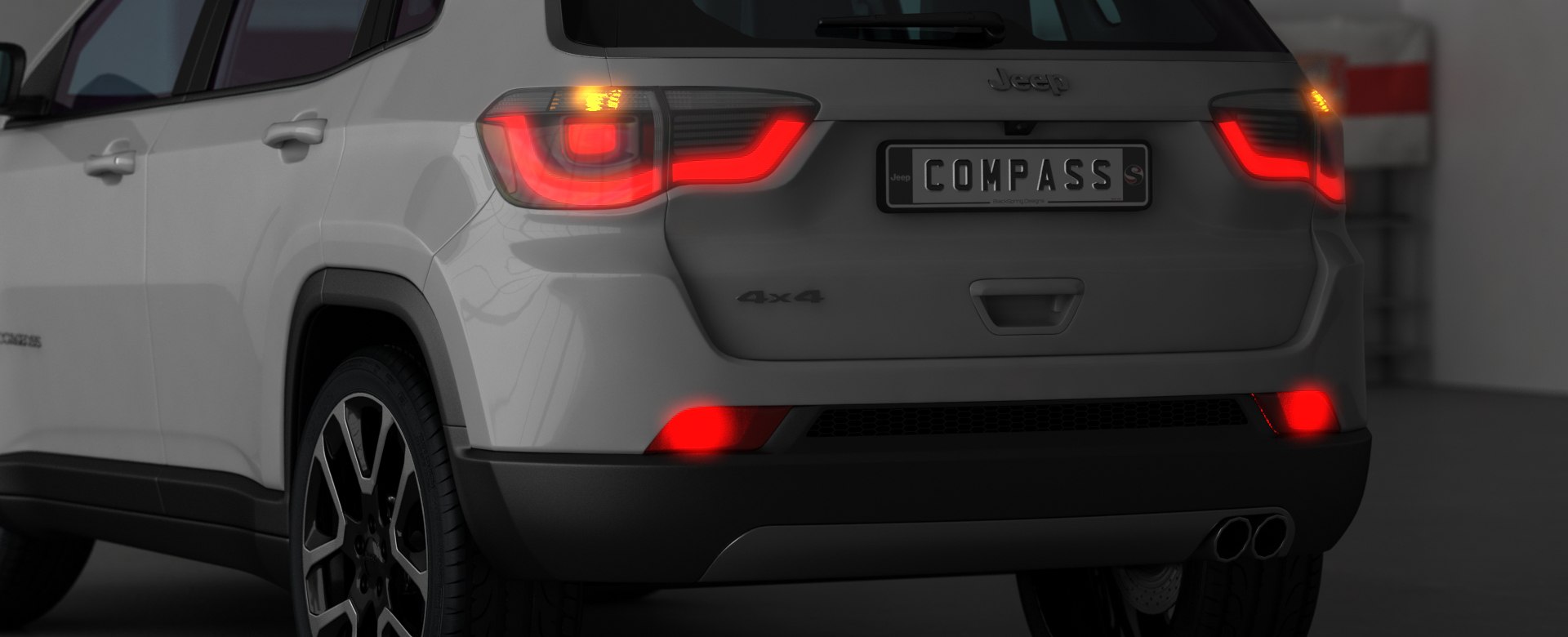 Realistic Jeep Compass 2020 3D Model - TurboSquid 1651038