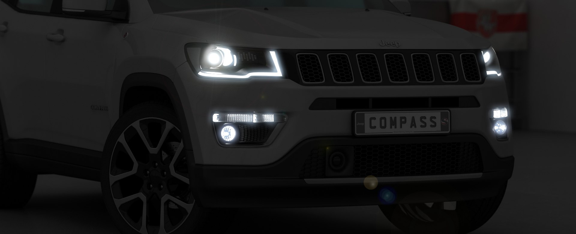 Realistic Jeep Compass 2020 3D Model - TurboSquid 1651038