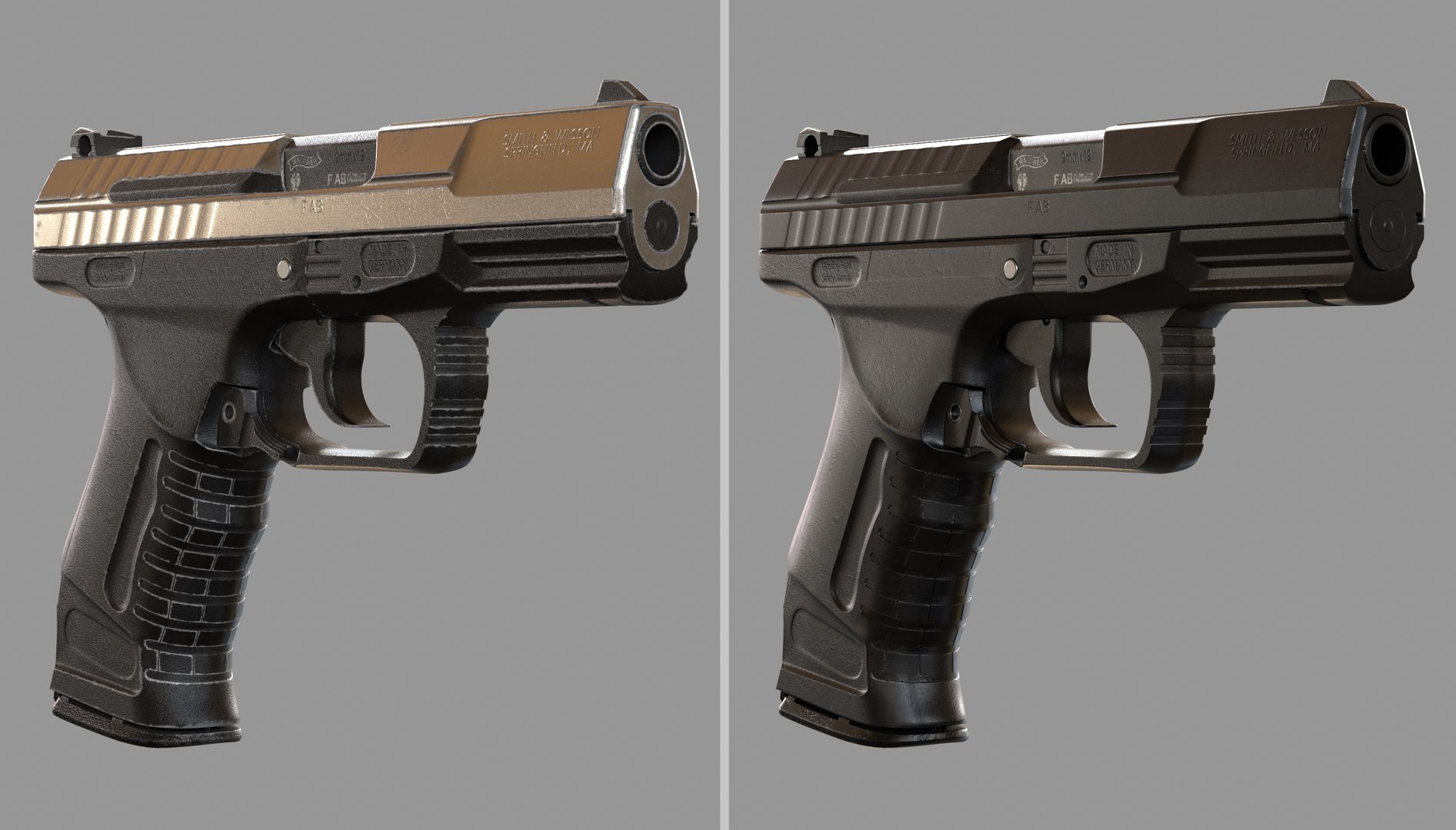 3D Walther Gun - TurboSquid 1979461