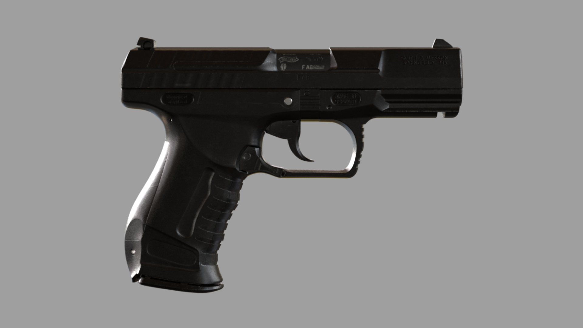 3D Walther Gun - TurboSquid 1979461