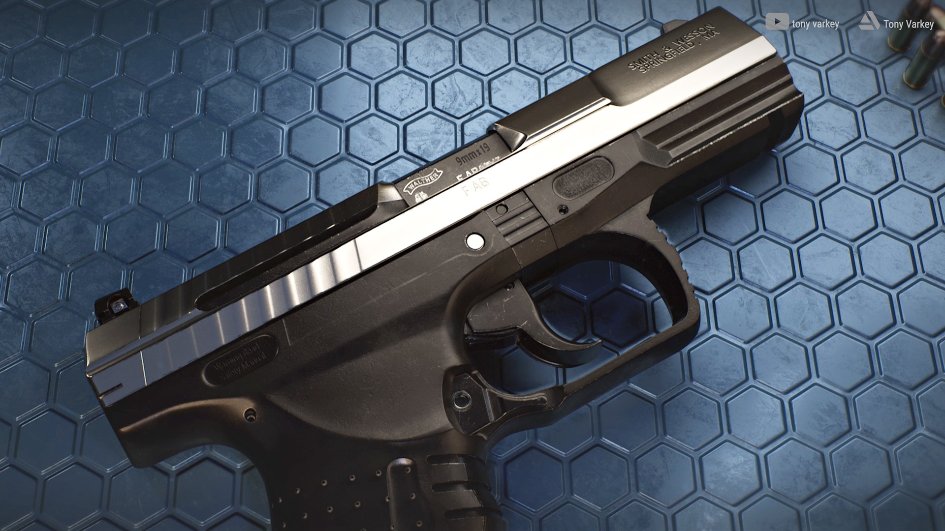 3D Walther Gun - TurboSquid 1979461